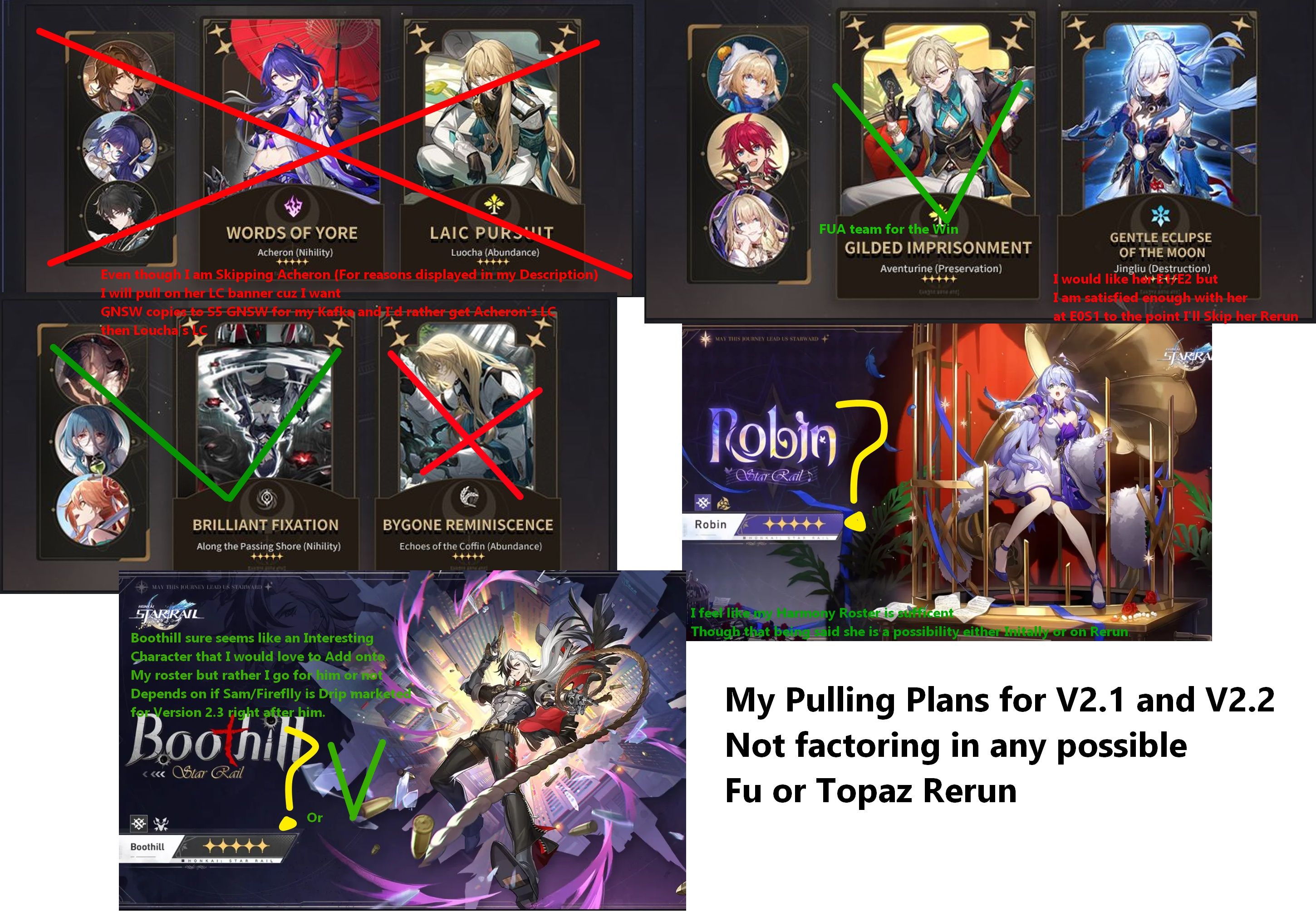 My HSR pulling plans in Patch 2.1 and Patch 2.2 after my Vertical ...