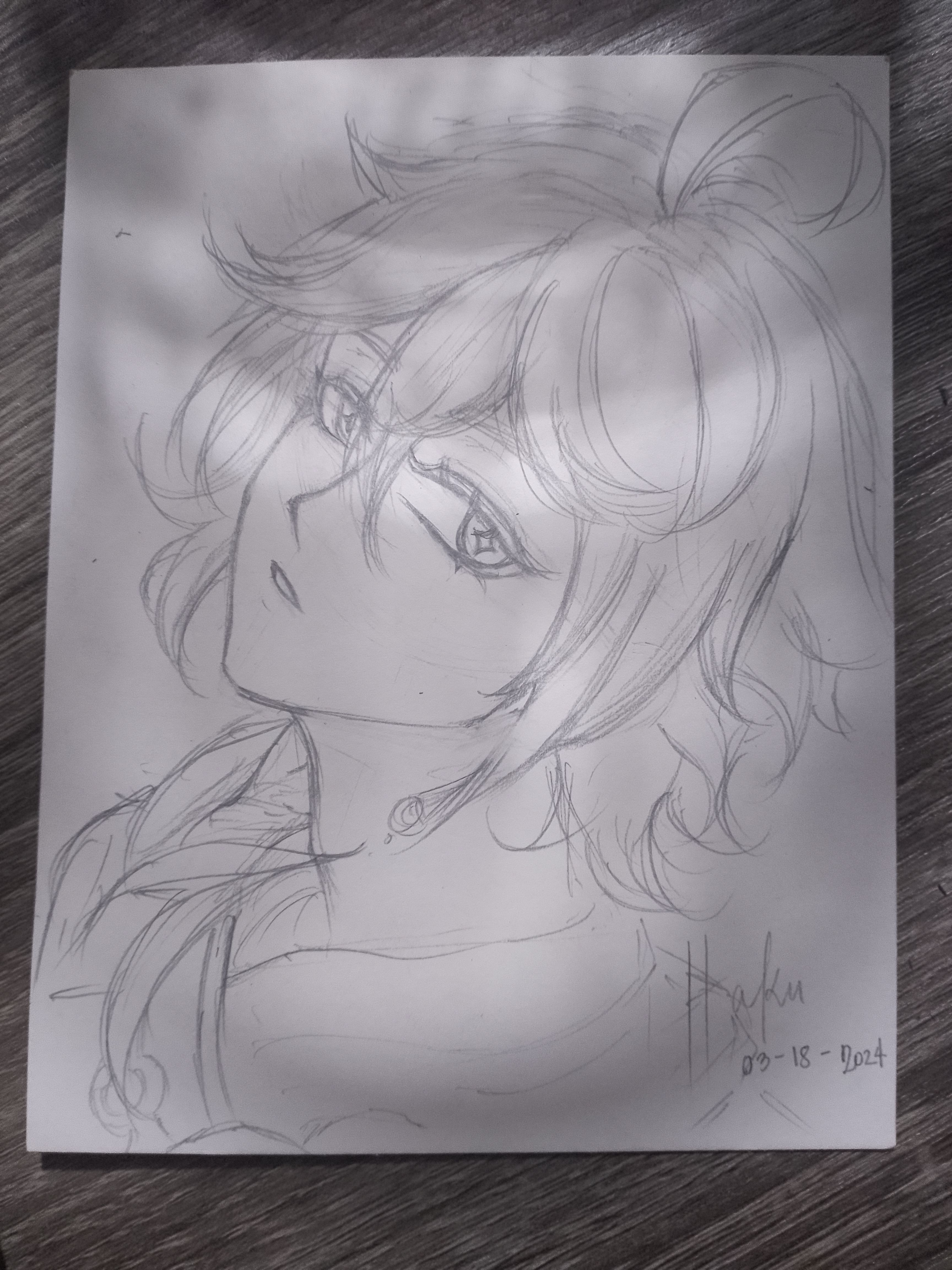 Aether fan art Genshin Impact | HoYoLAB