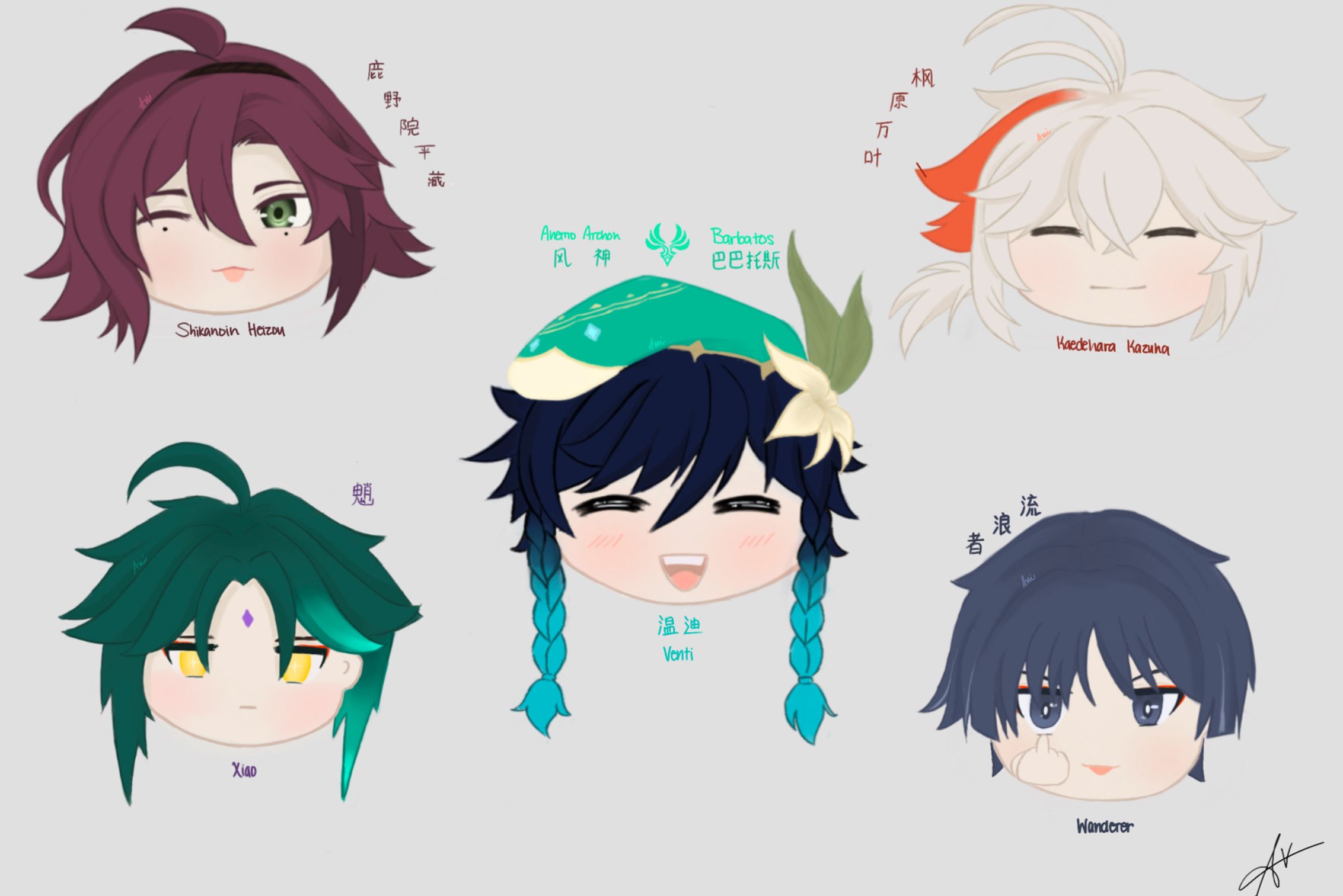 Anemo boys Genshin Impact | HoYoLAB