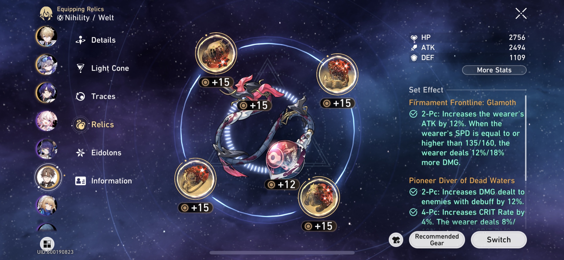 Relic Farming for Acheron Honkai: Star Rail | HoYoLAB