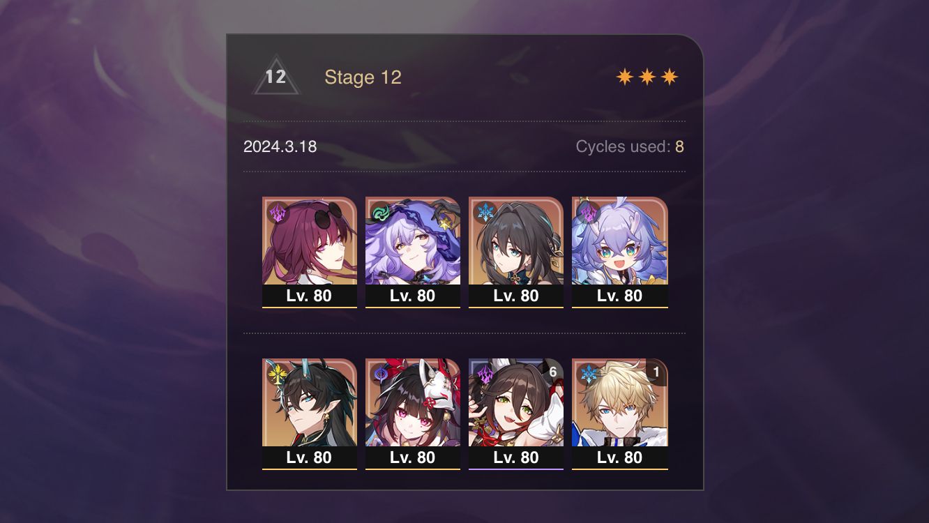 [HSR Version 2.0] Kafka Dot Team (1st Half) and Dan Heng - Imbibitor ...