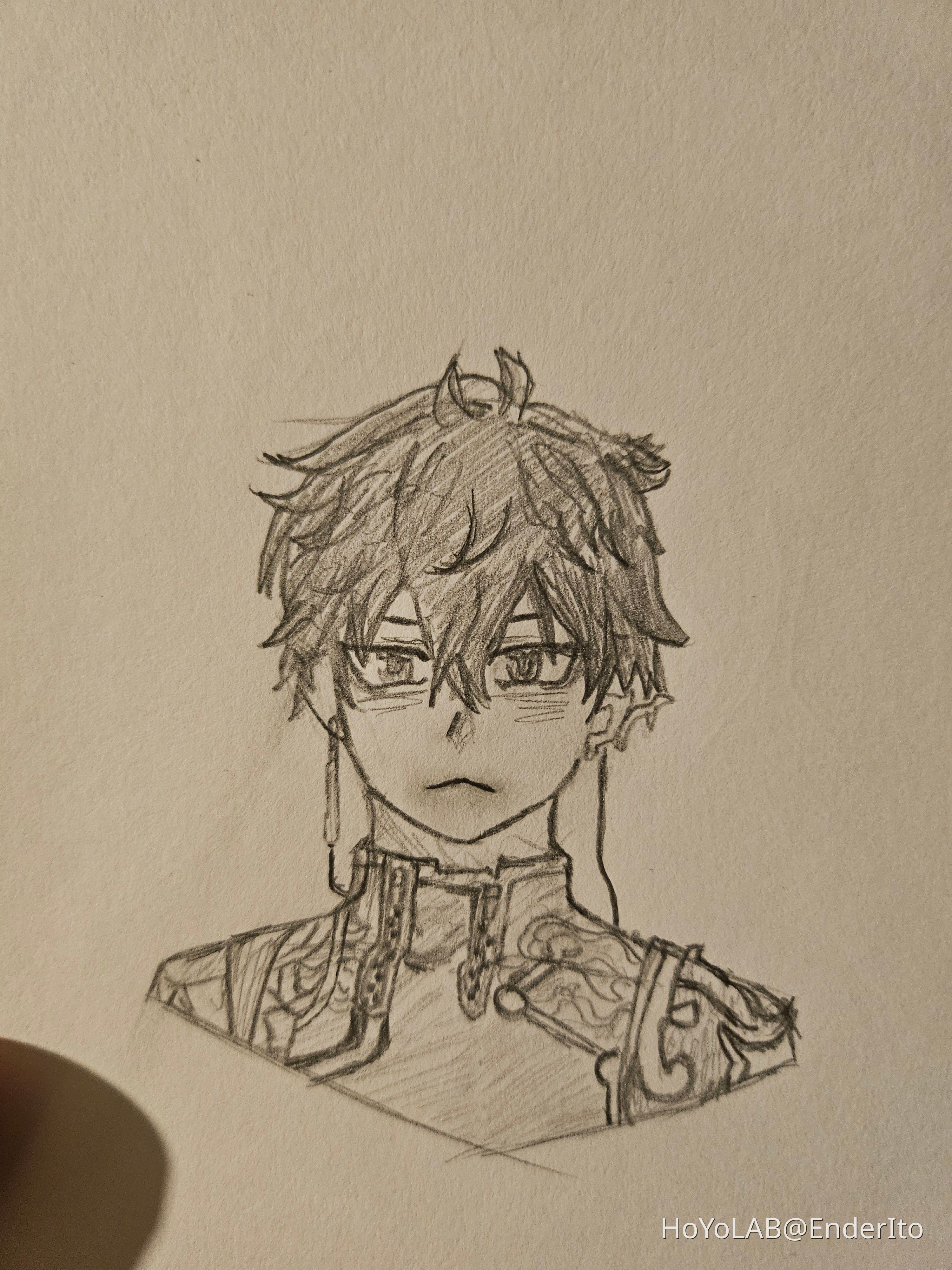 Dan Heng drawing Honkai: Star Rail | HoYoLAB