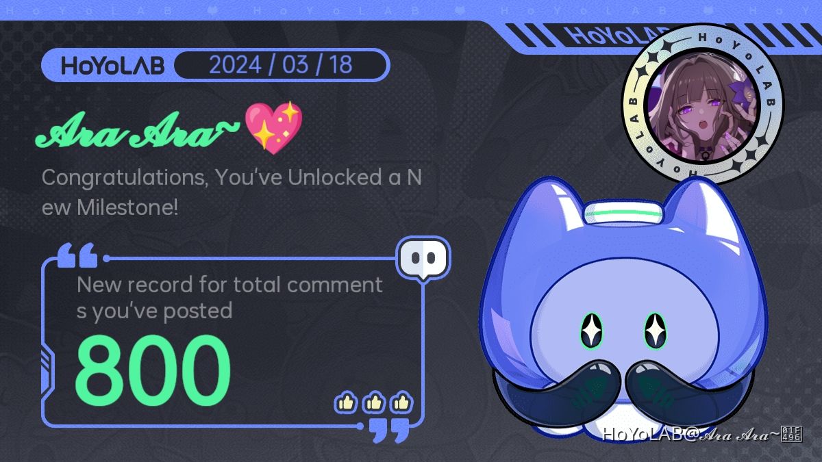 A lot of these recently lol | HoYoLAB