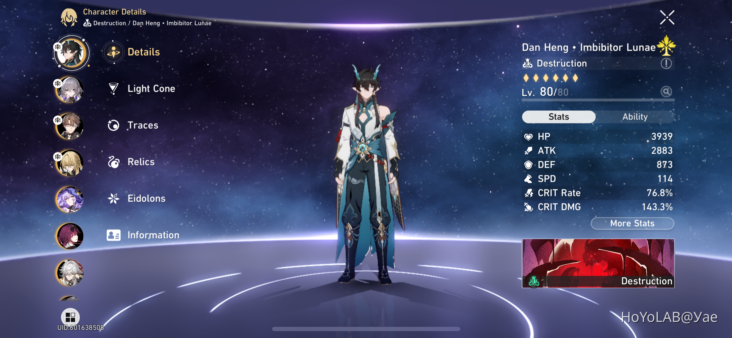 Improved DHIL build Honkai: Star Rail | HoYoLAB