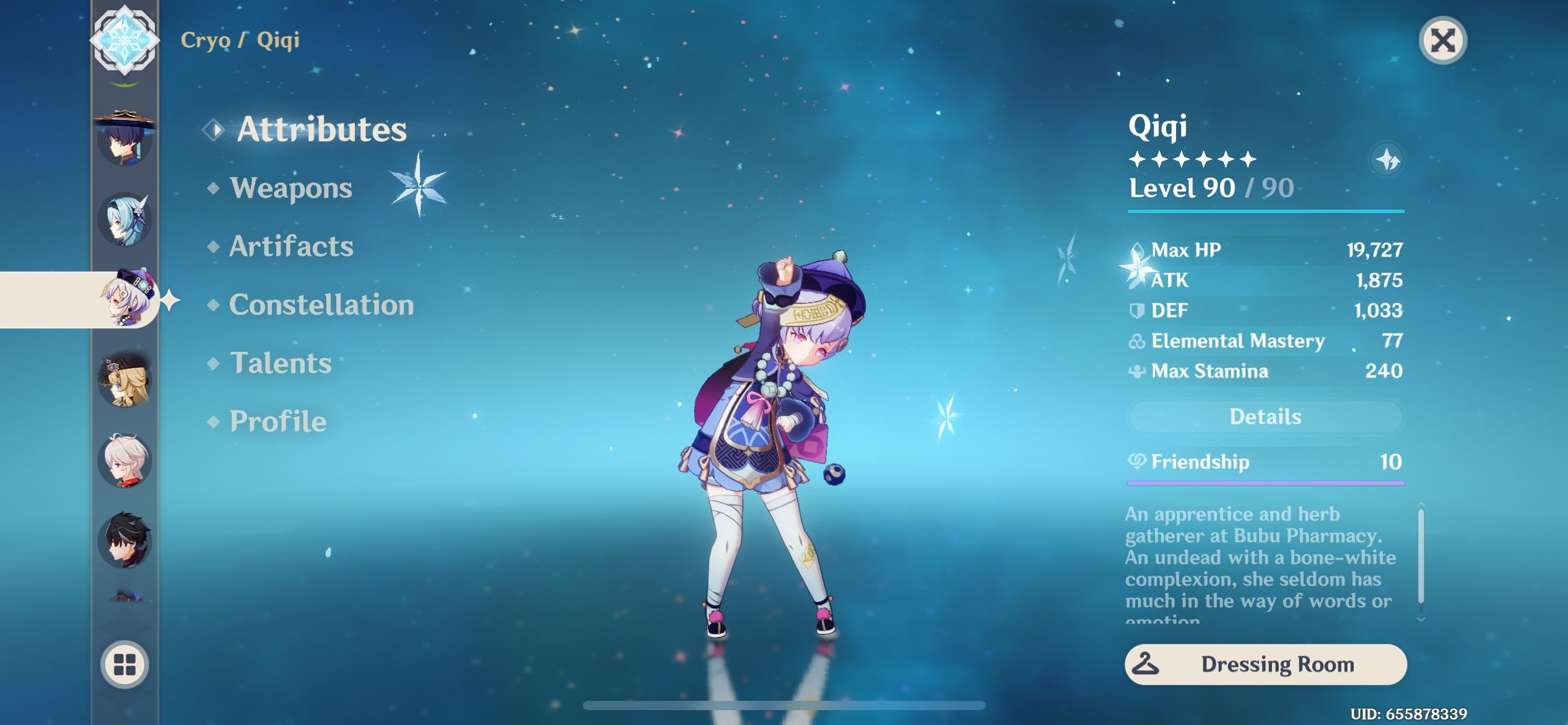 My Qiqi build because she’s my main Genshin Impact | HoYoLAB