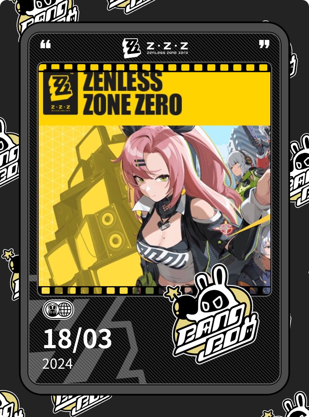 18/03 Diário -# Nosso Laço de Aventura está mais forte! Zenless Zone ...