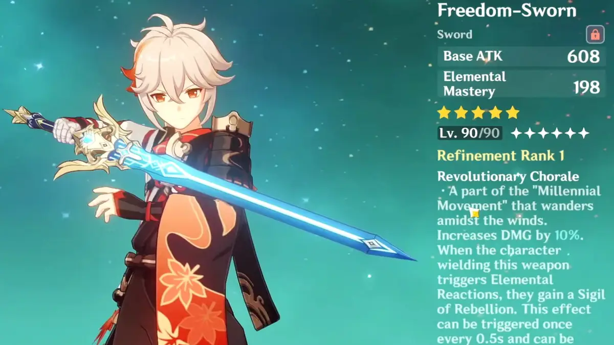 I need advice Freedom-Sword or Xipho’s Moonlight?! Genshin Impact | HoYoLAB