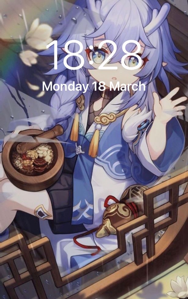 Nearly done with my Bailu phone theme! Honkai: Star Rail | HoYoLAB