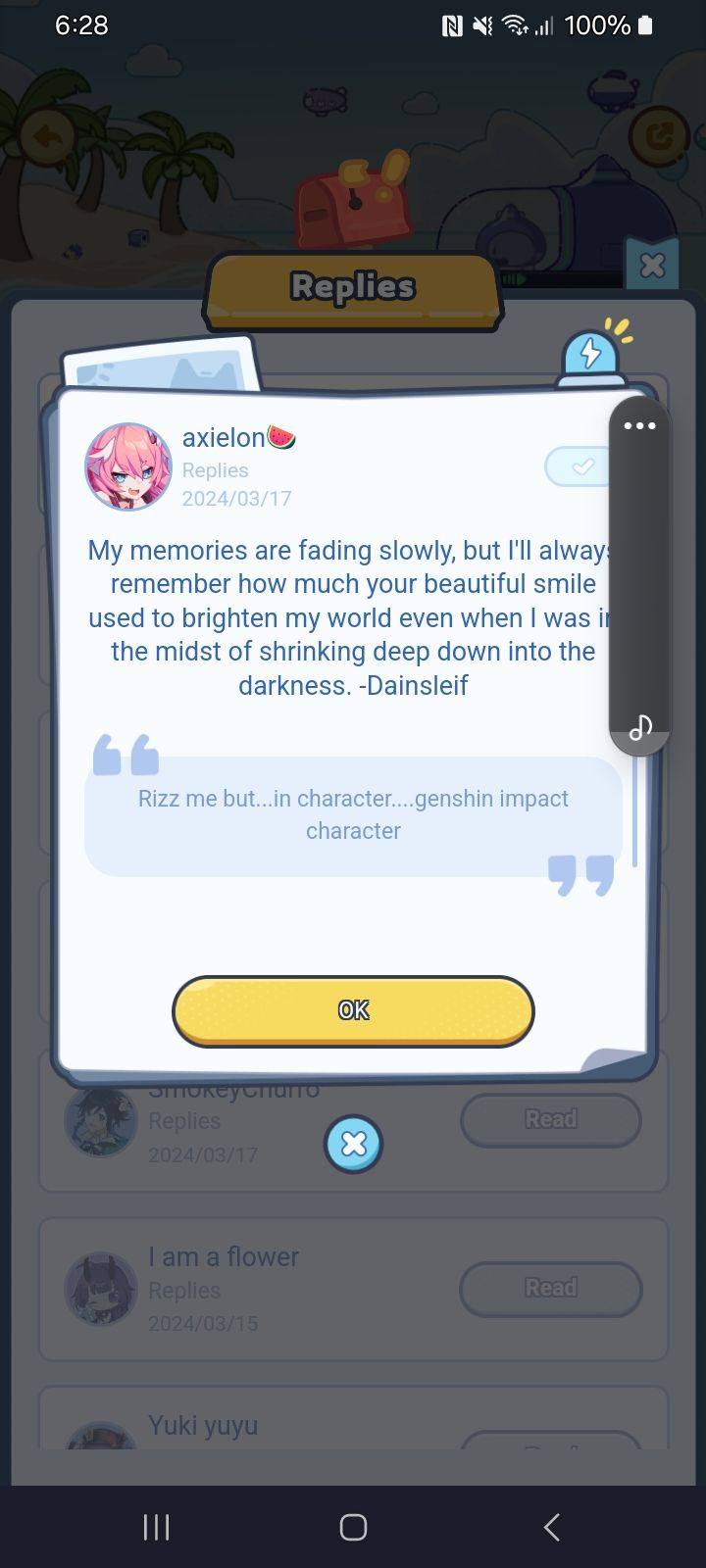 genshin rizz dainself Genshin Impact | HoYoLAB