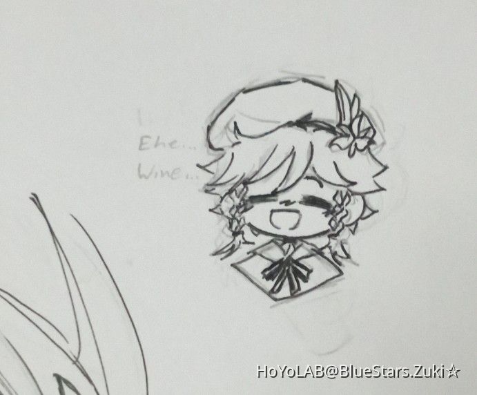 Venti drawing that I force myself to finish it Genshin Impact | HoYoLAB