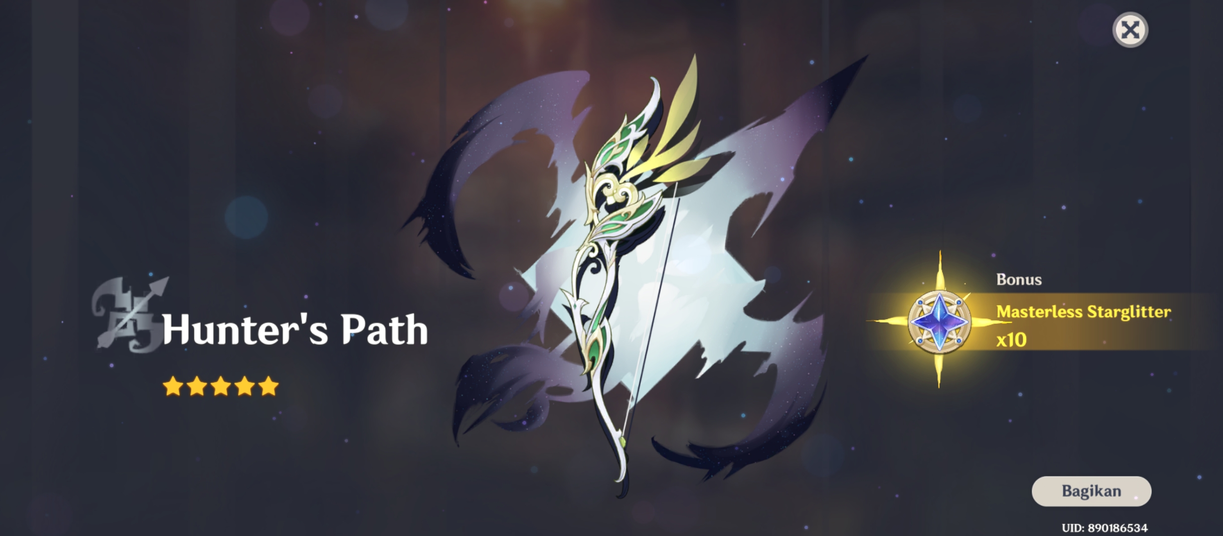 I get hunter's path ib pity 55! Genshin Impact | HoYoLAB