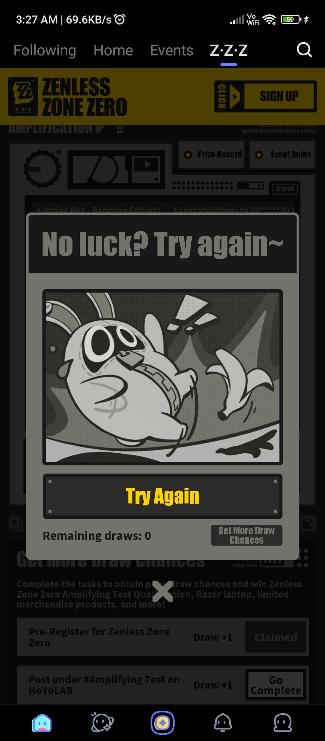 🥲🥲 my luck.......... Zenless Zone Zero | HoYoLAB