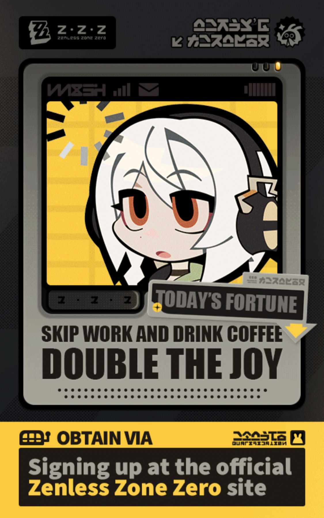 I don’t drink coffee though! Zenless Zone Zero | HoYoLAB