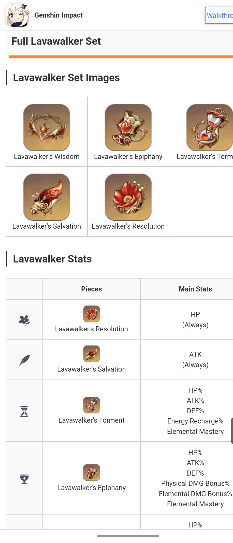 Does Lavawalker artifact trigger off field? Genshin Impact | HoYoLAB