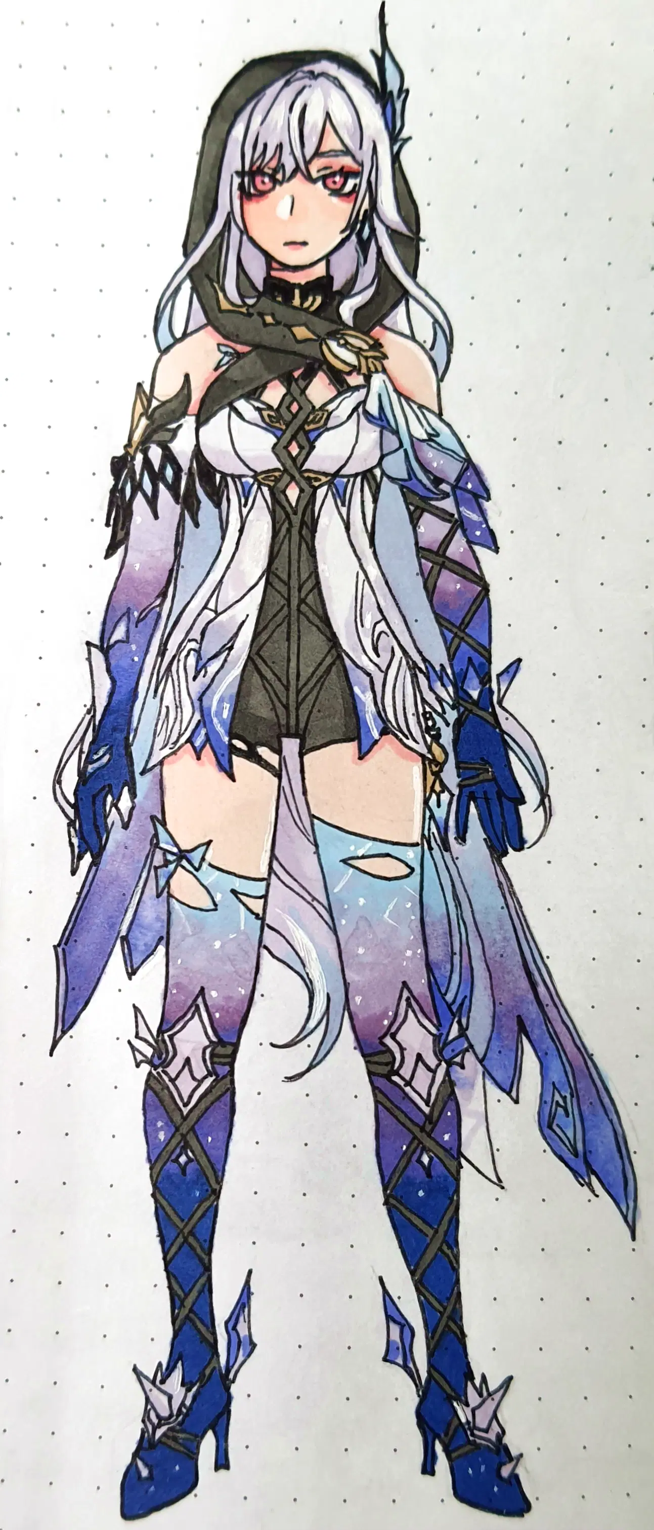 skirk fanart and small redesign Genshin Impact | HoYoLAB