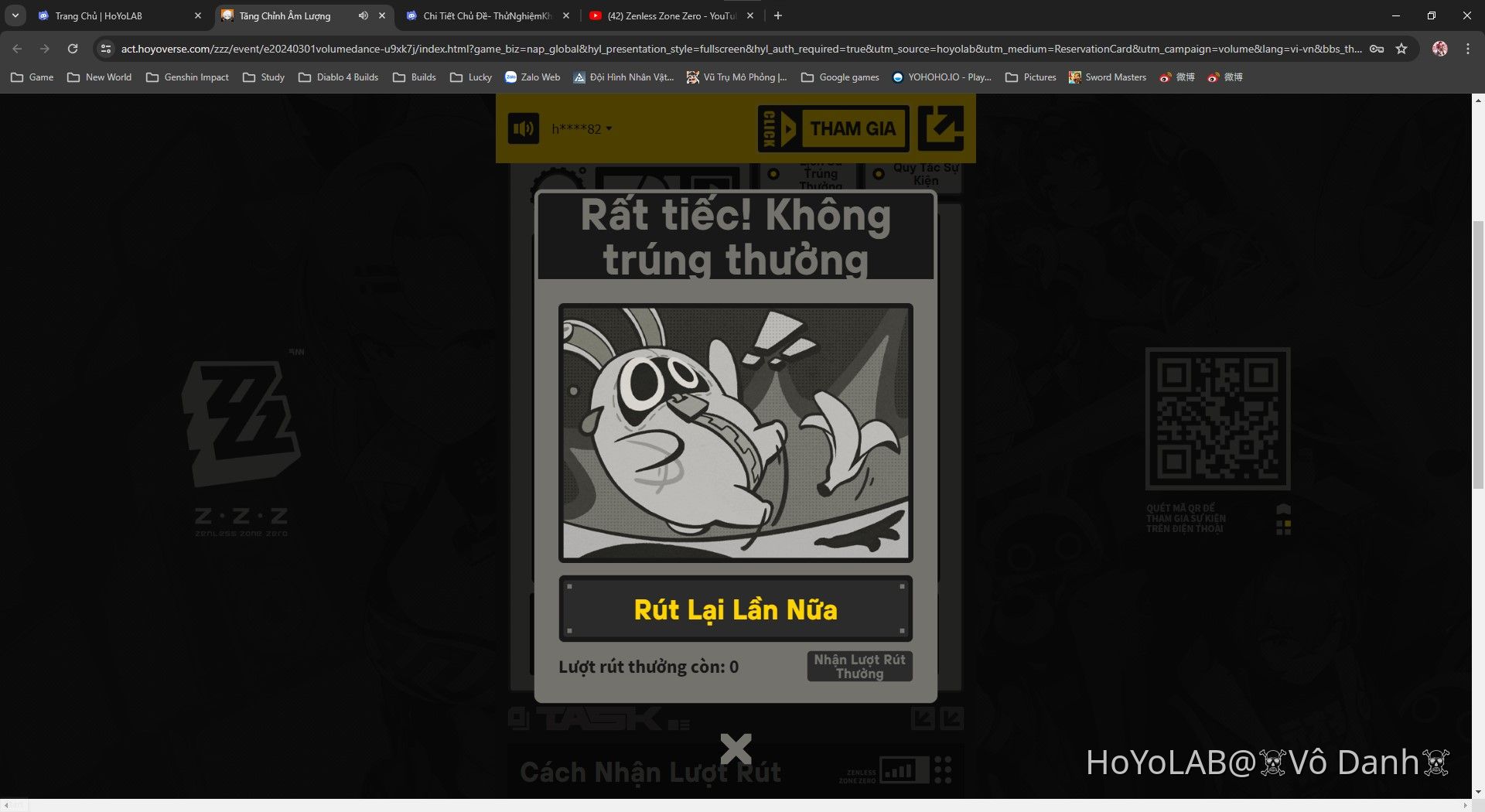 Vì sự kiện Zenless Zone Zero | HoYoLAB