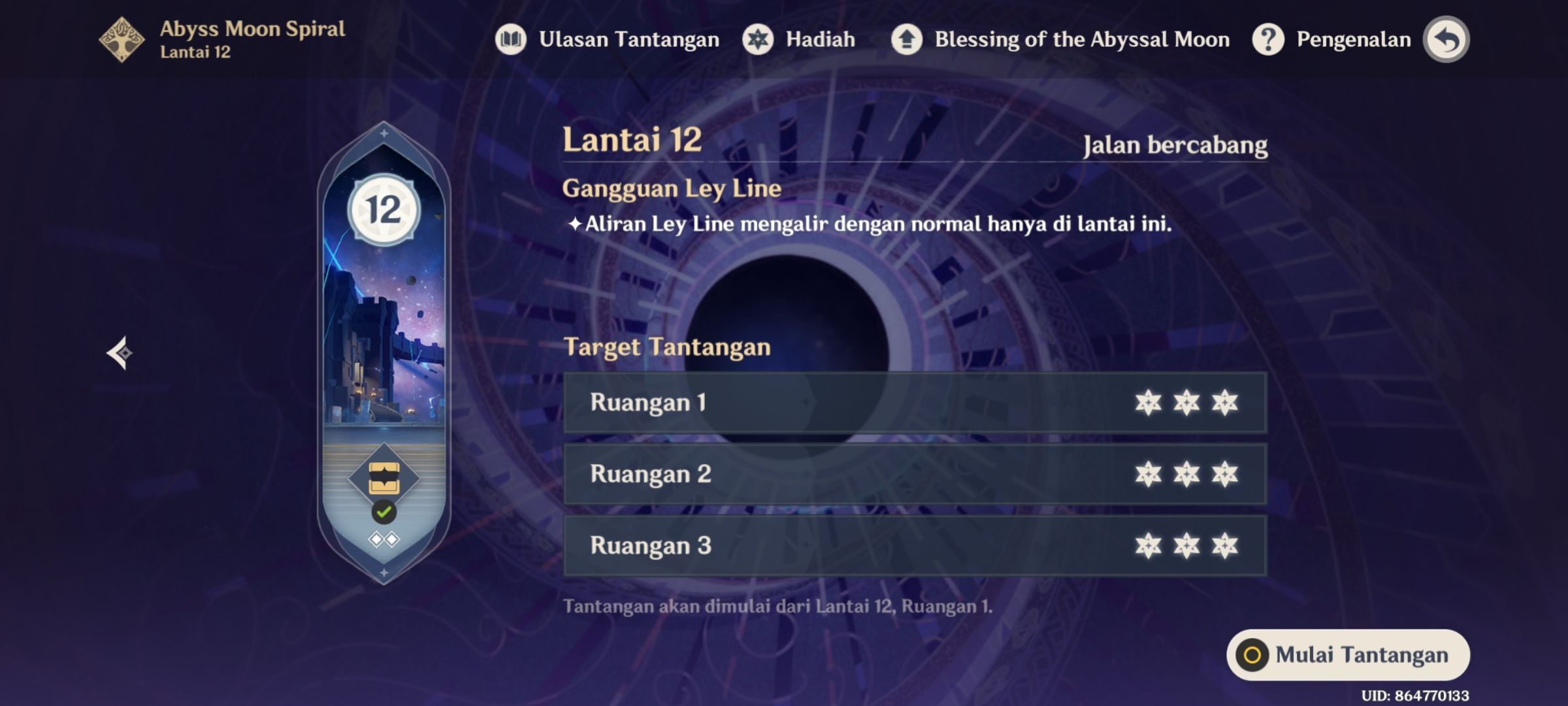 FINALLY!! I GOT FULL STAR IN ABYSS THANKS RAIDEN FOR CARRYING ME IN THE ...