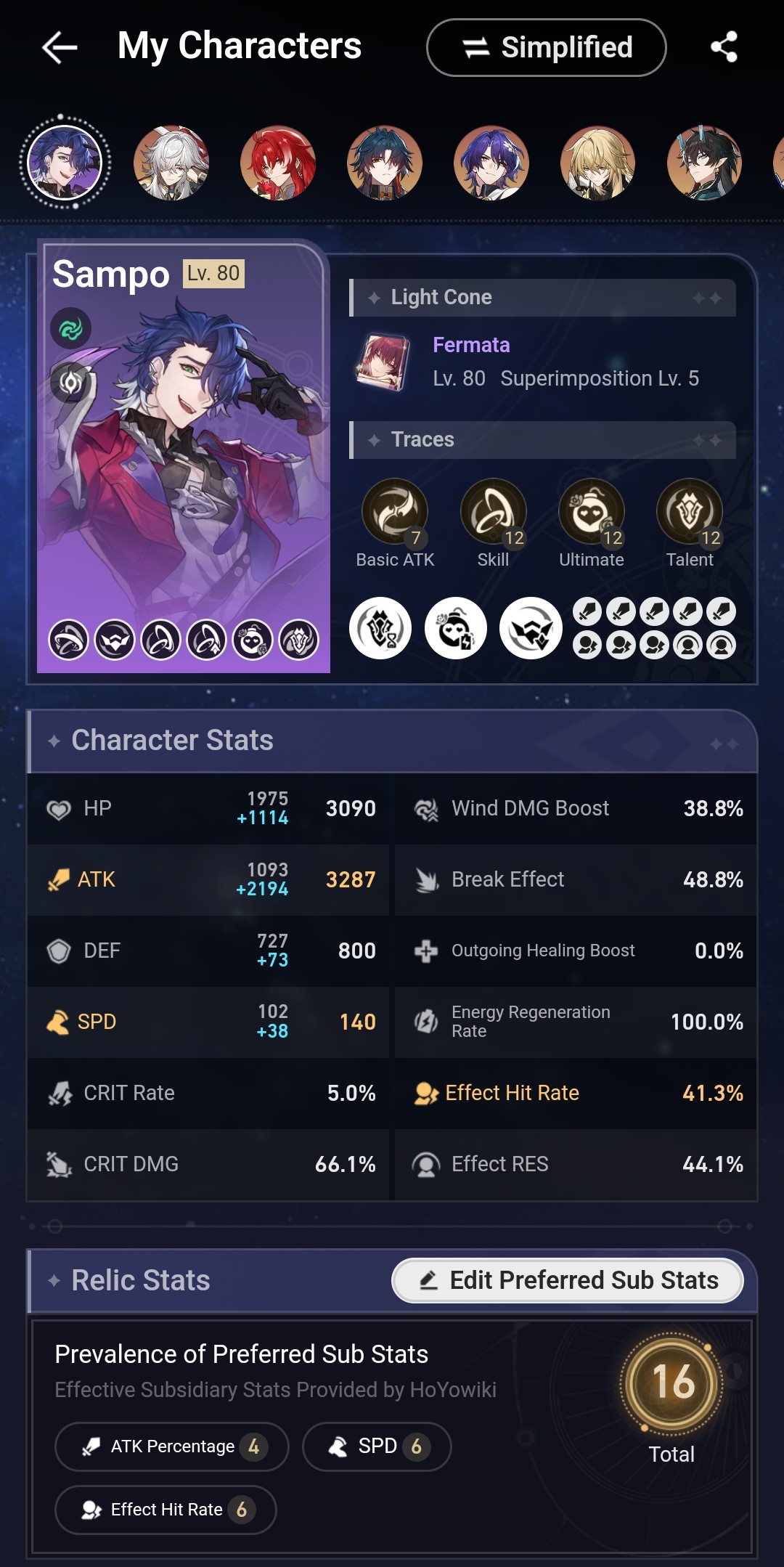 My bad Sampo build lolz Honkai: Star Rail | HoYoLAB