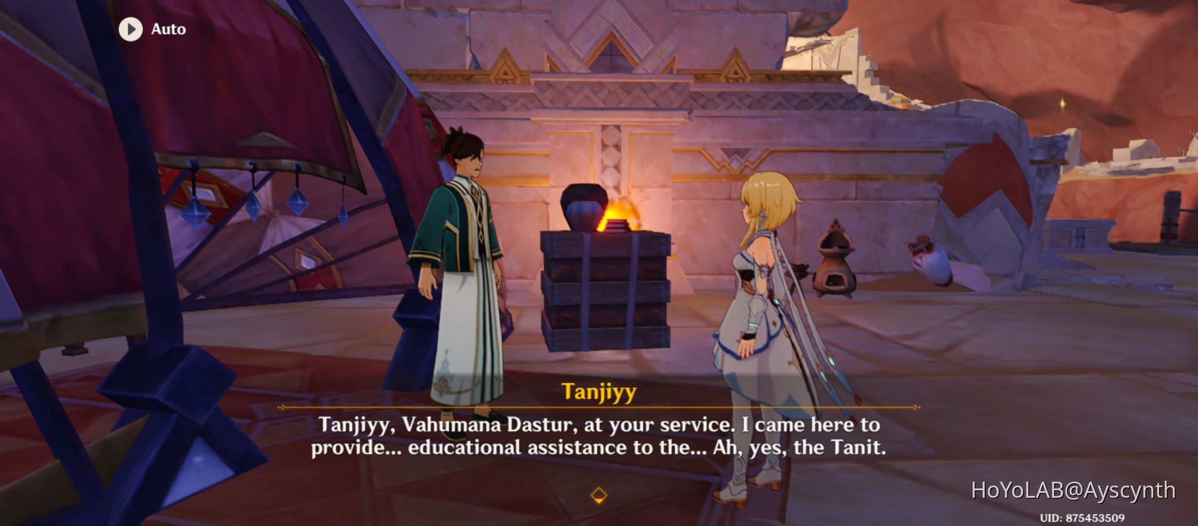 Tanjiyy within the abandoned Tanit Camp Genshin Impact | HoYoLAB