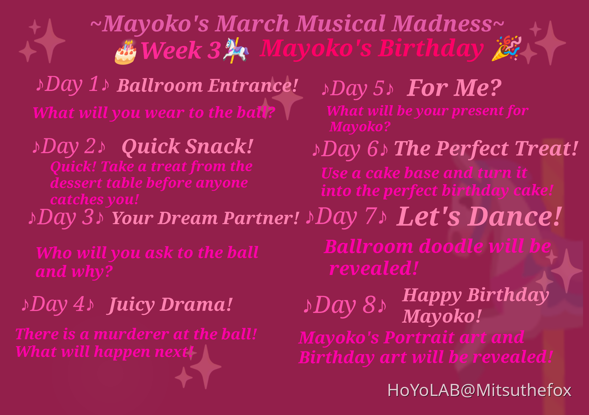 🎂Mayoko\'s🎠 March ★Musical★ Madness! ★Week 3★ Genshin Impact | HoYoLAB