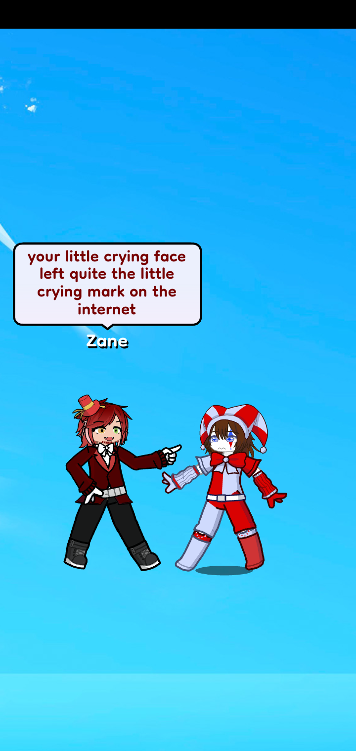 have something my friend made with our digital circus based ocs | HoYoLAB