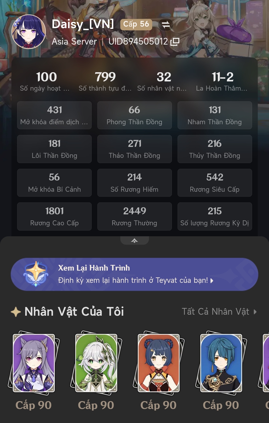 Tròn 100 ngày chơi lại Genshin Impact 🎂 Genshin Impact | HoYoLAB