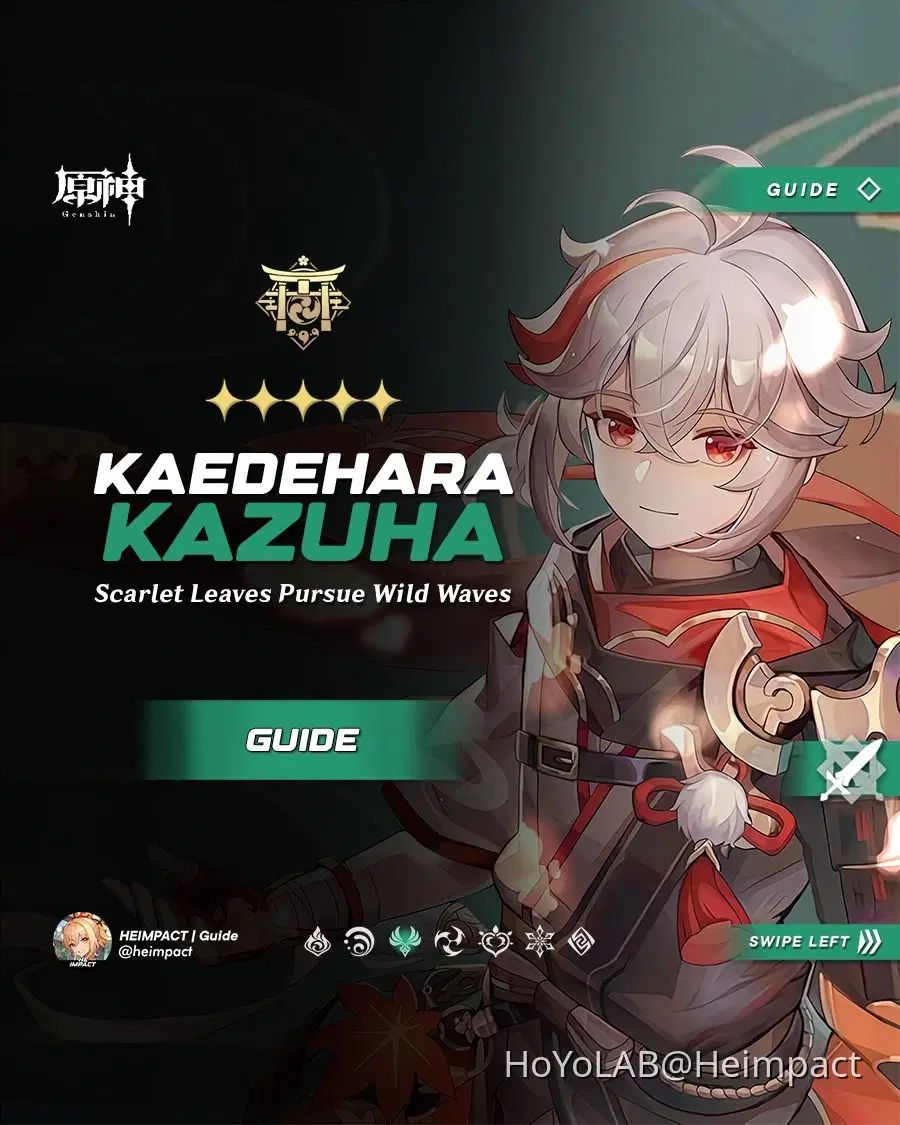 KAEDEHARA KAZUHA BUILD GUIDE Genshin Impact | HoYoLAB