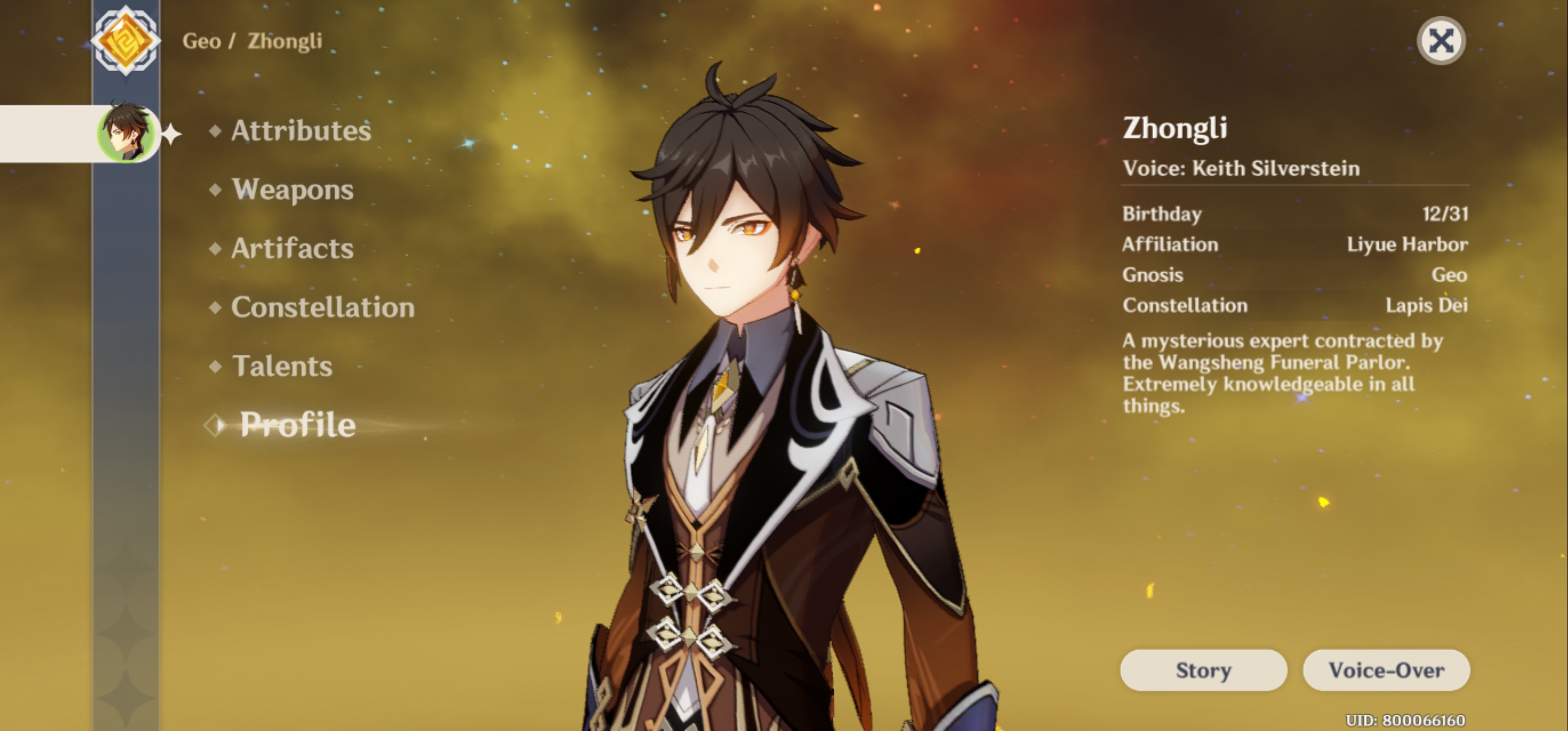 Zhongli • Vago Mundo • Geo Archon Genshin Impact | HoYoLAB