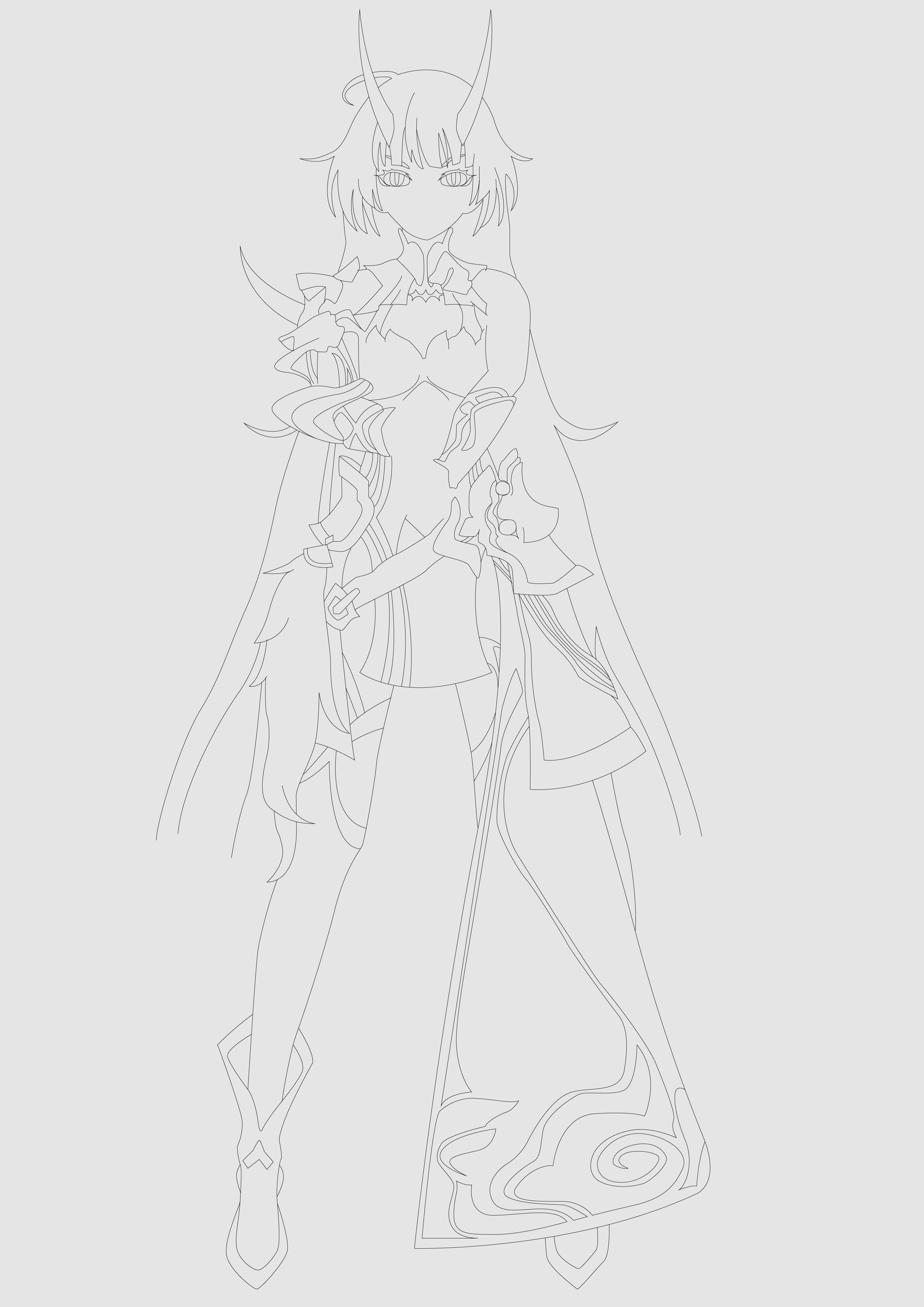 Found some old "fanart" I almost made... Honkai Impact 3rd | HoYoLAB