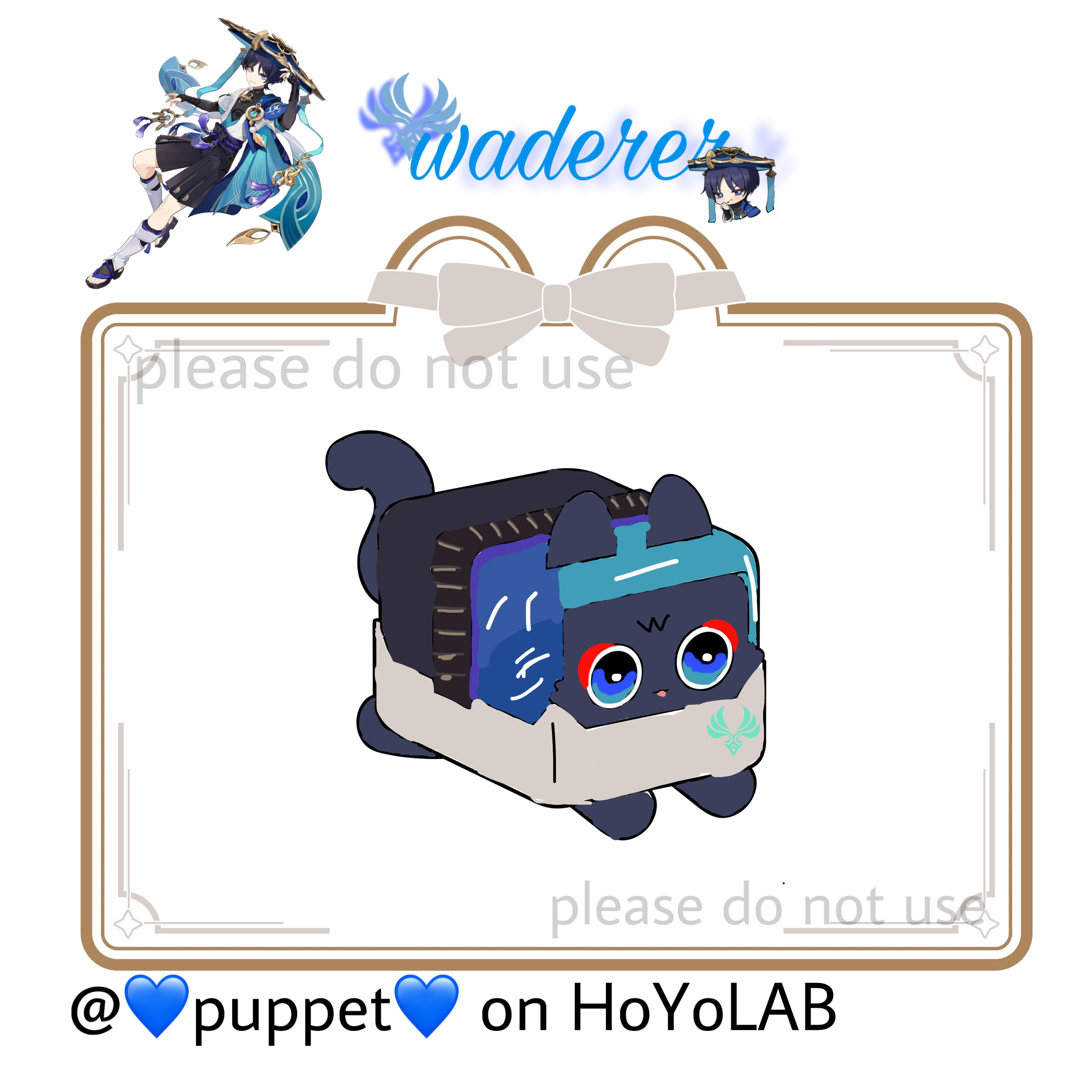 Wanderer as a cat! (for the event!) Genshin Impact | HoYoLAB