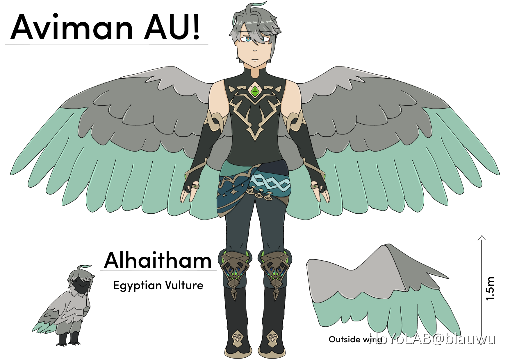 Aviman AU / Kaveh + Alhaitham Genshin Impact | HoYoLAB