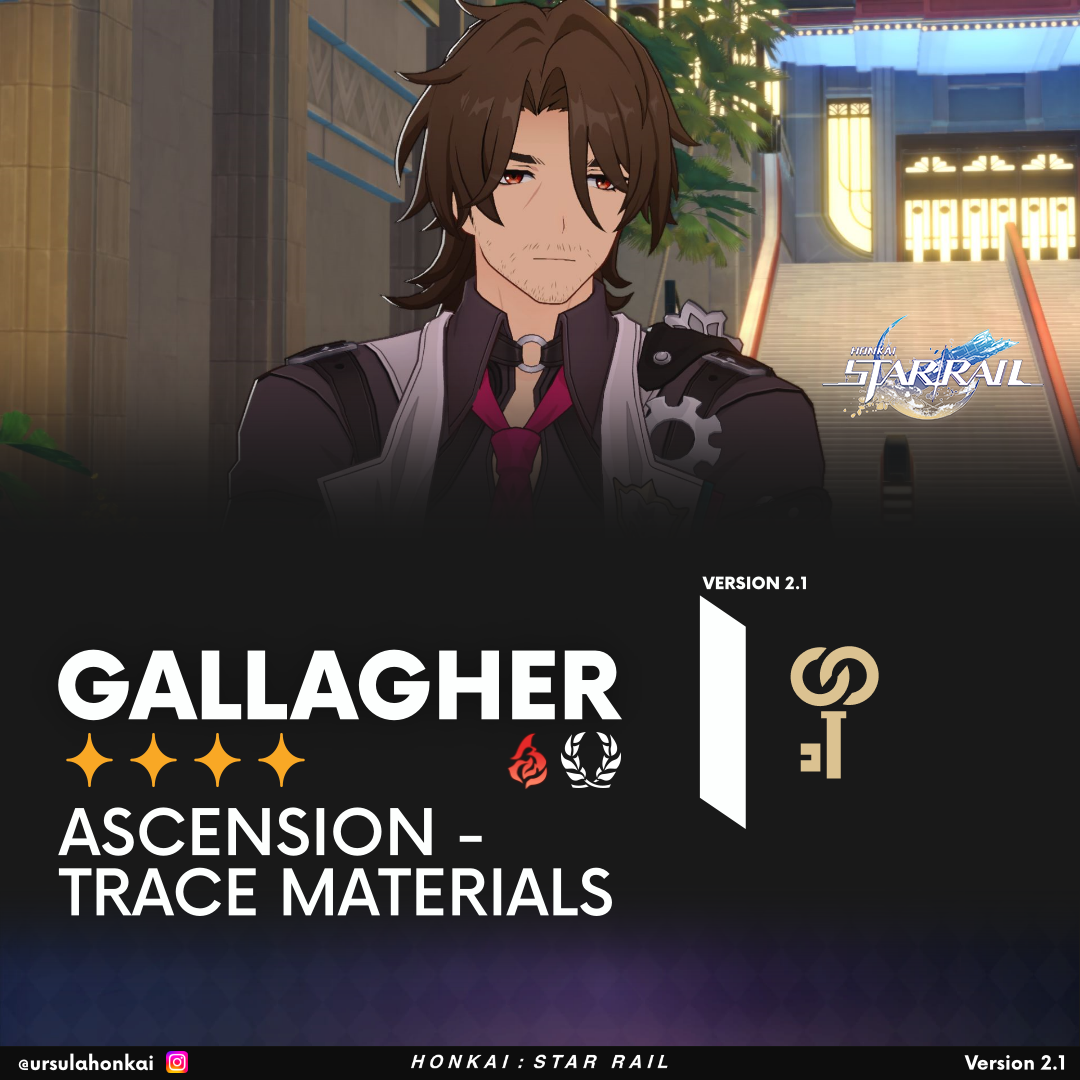 [Version 2.1] Gallagher Ascension & Trace Materials Guide Honkai: Star ...