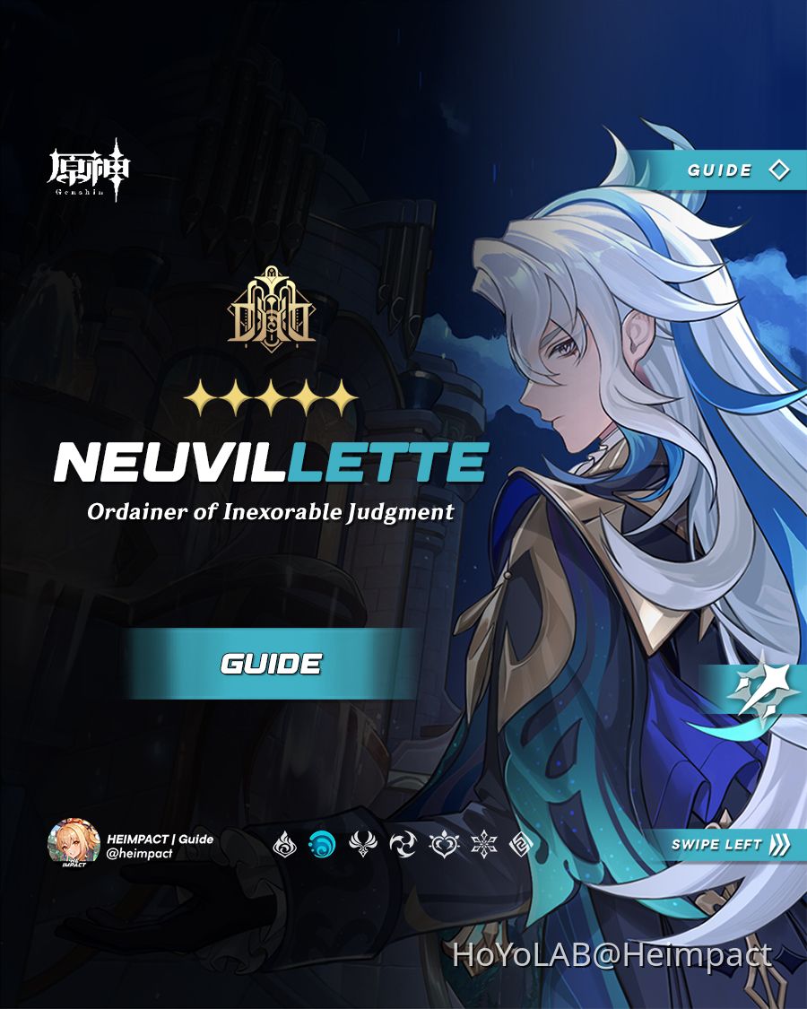 NEUVILLETTE BUILD GUIDE Genshin Impact | HoYoLAB