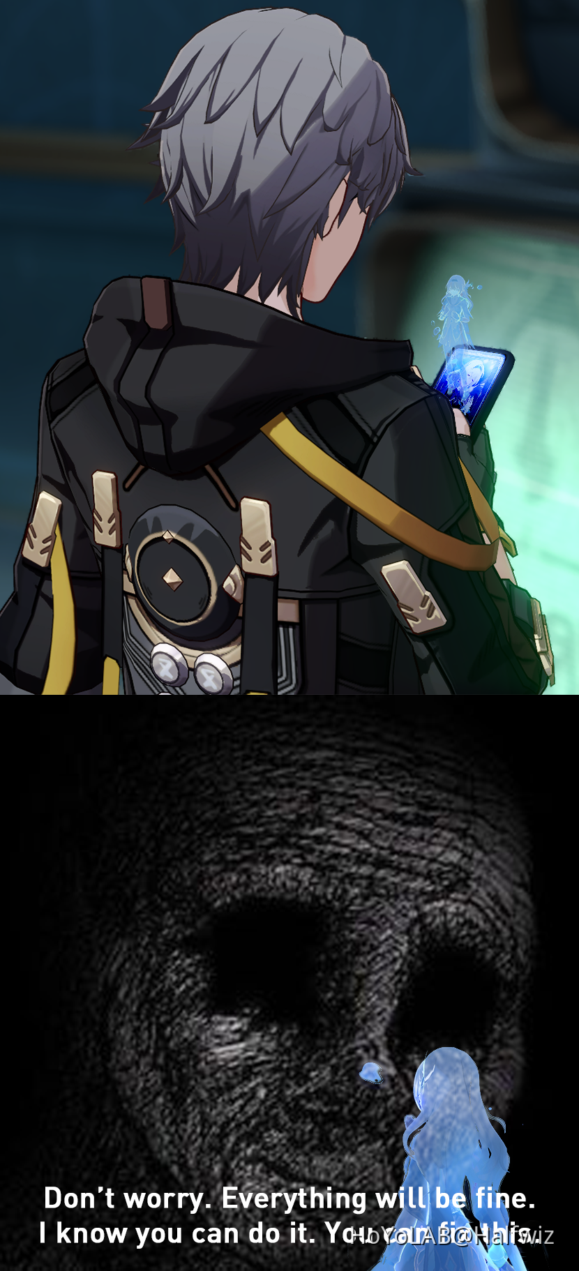 Caelus installed Cortana (Last meme before 2.1 update) Honkai: Star ...