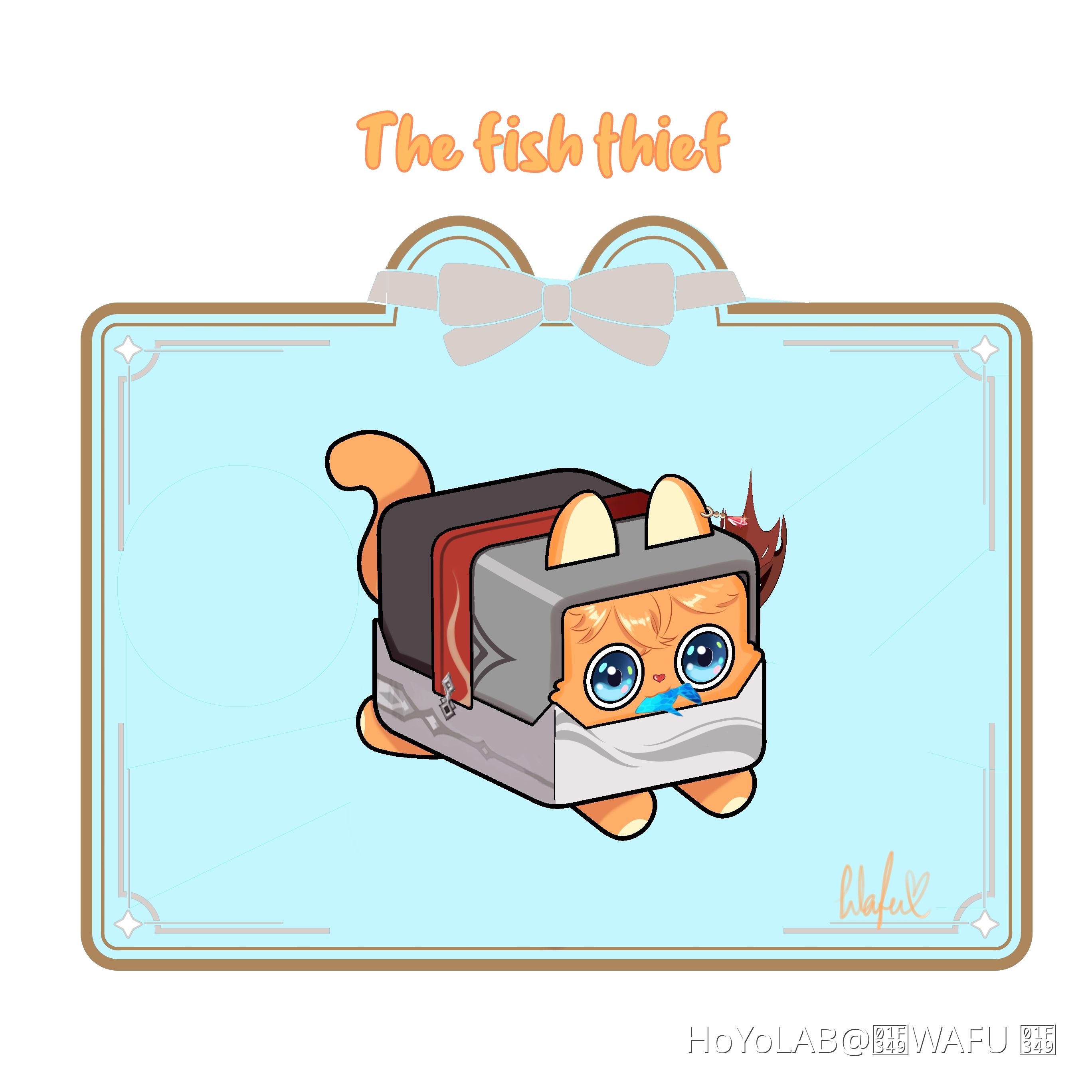 Oh no! Someone stole Kokomi's fishy friend! QUICK!Catch him...ah...but ...