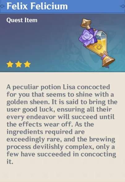 Travelers, does the name of this potion seem familiar? Genshin Impact ...