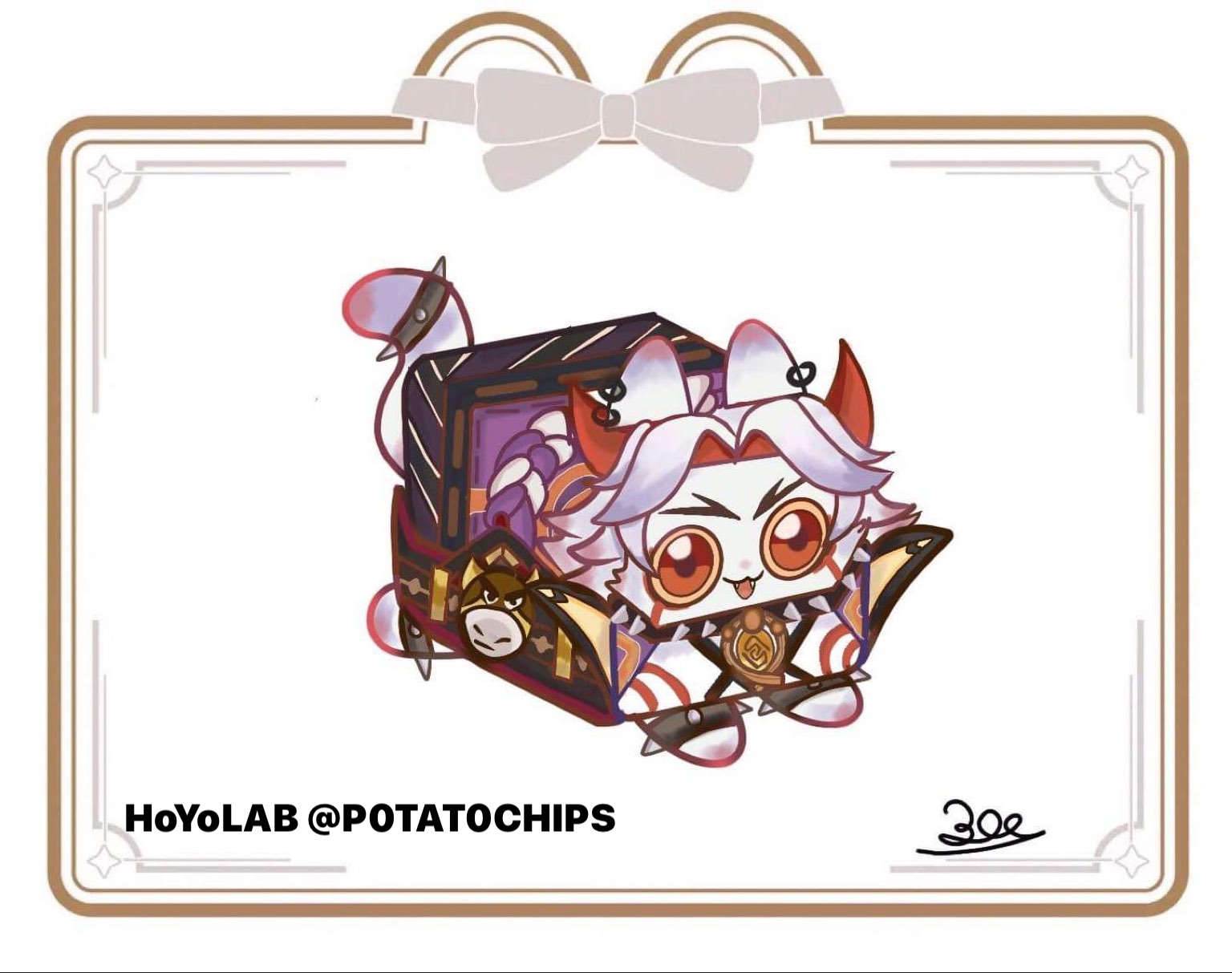 ARATAKI ITTO THE ONE AND ONI CAT :D Genshin Impact | HoYoLAB