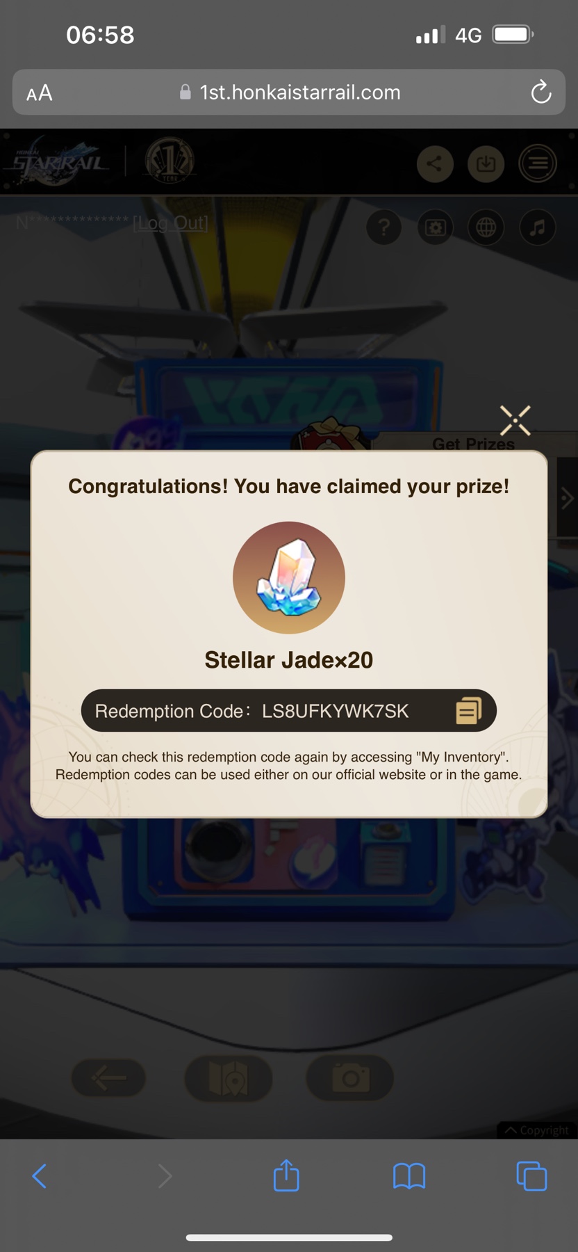 One time use redemption codes up for grabs :D Honkai: Star Rail | HoYoLAB