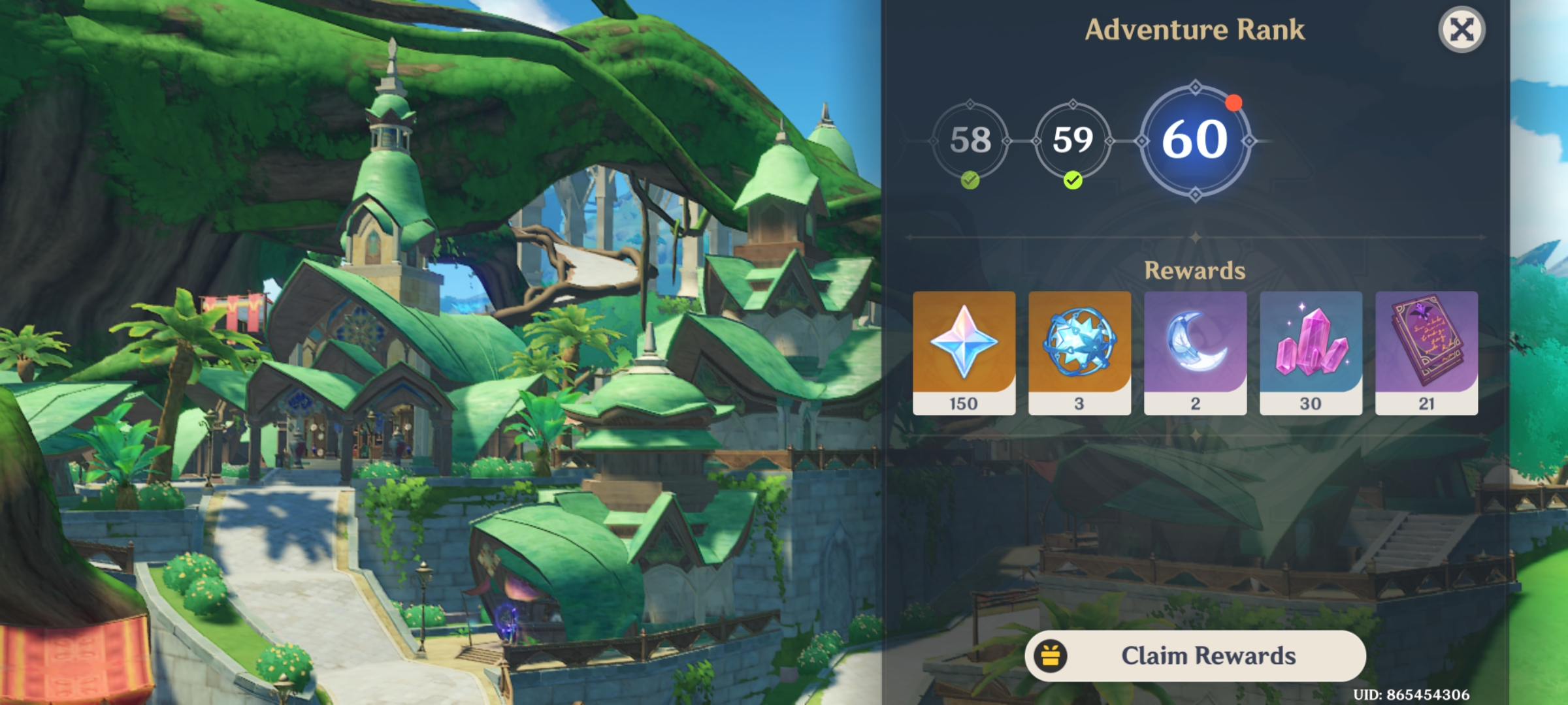 Adventure Rank 60 Genshin Impact | HoYoLAB