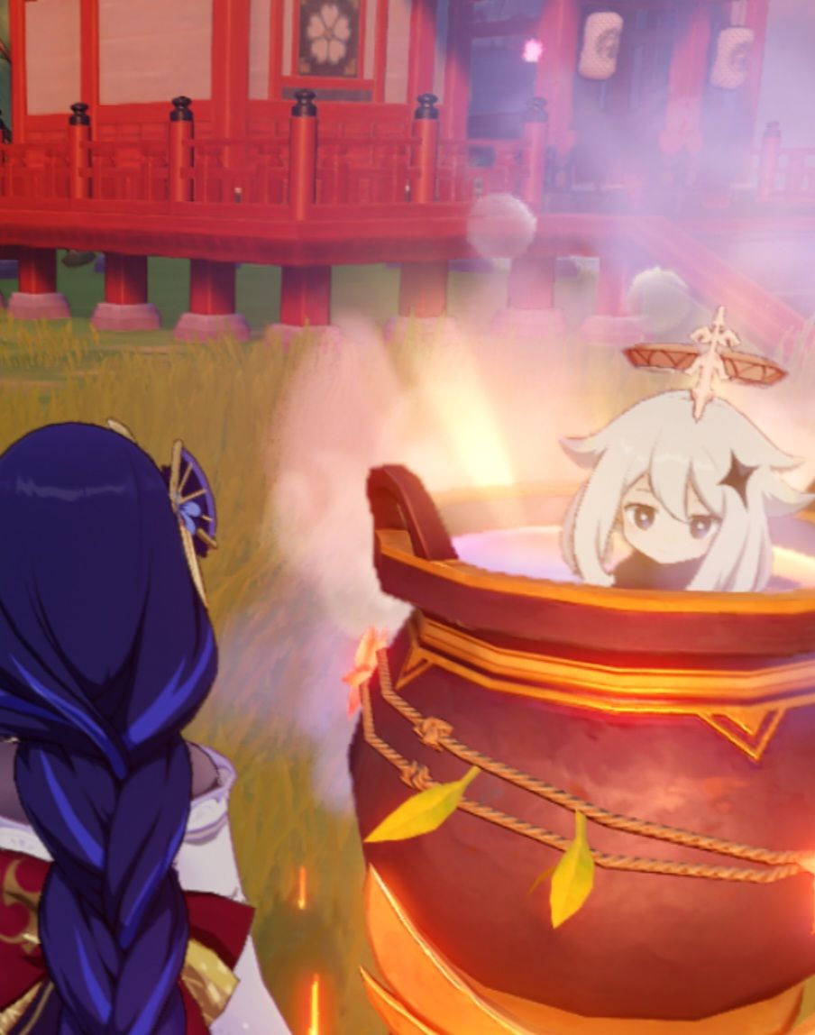 Raiden is cooking. Genshin Impact | HoYoLAB