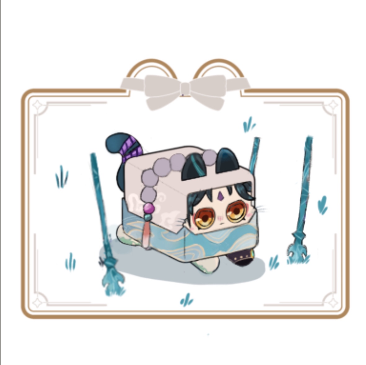 Xiao but cat form :) Genshin Impact | HoYoLAB