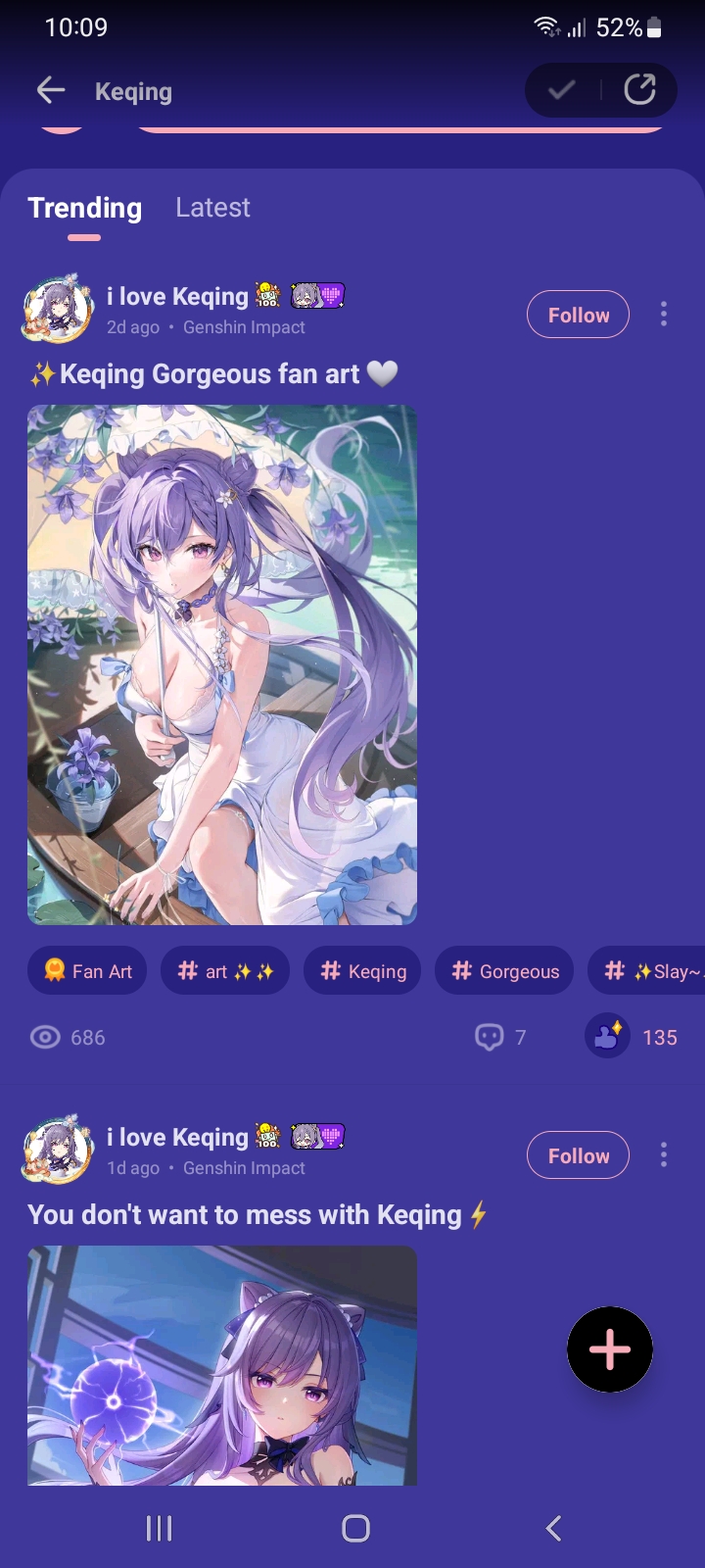 I am somehow always on the Keqing trending page? Genshin Impact | HoYoLAB