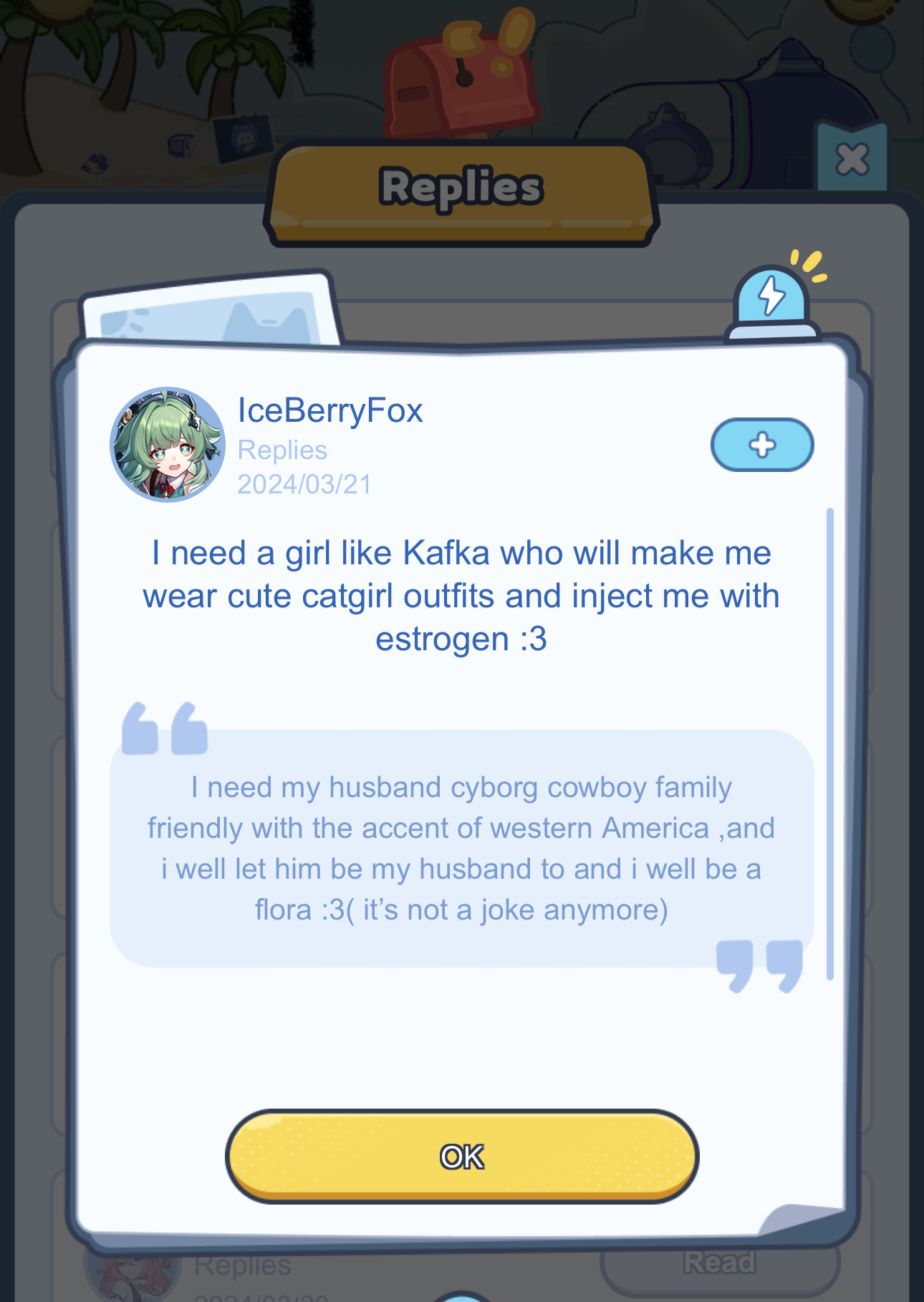 Okay weirdo… Honkai: Star Rail | HoYoLAB