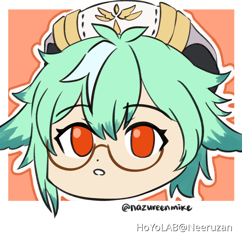 Day 173 until I reach Level 12: Simple chibi of Sucrose! Genshin Impact ...