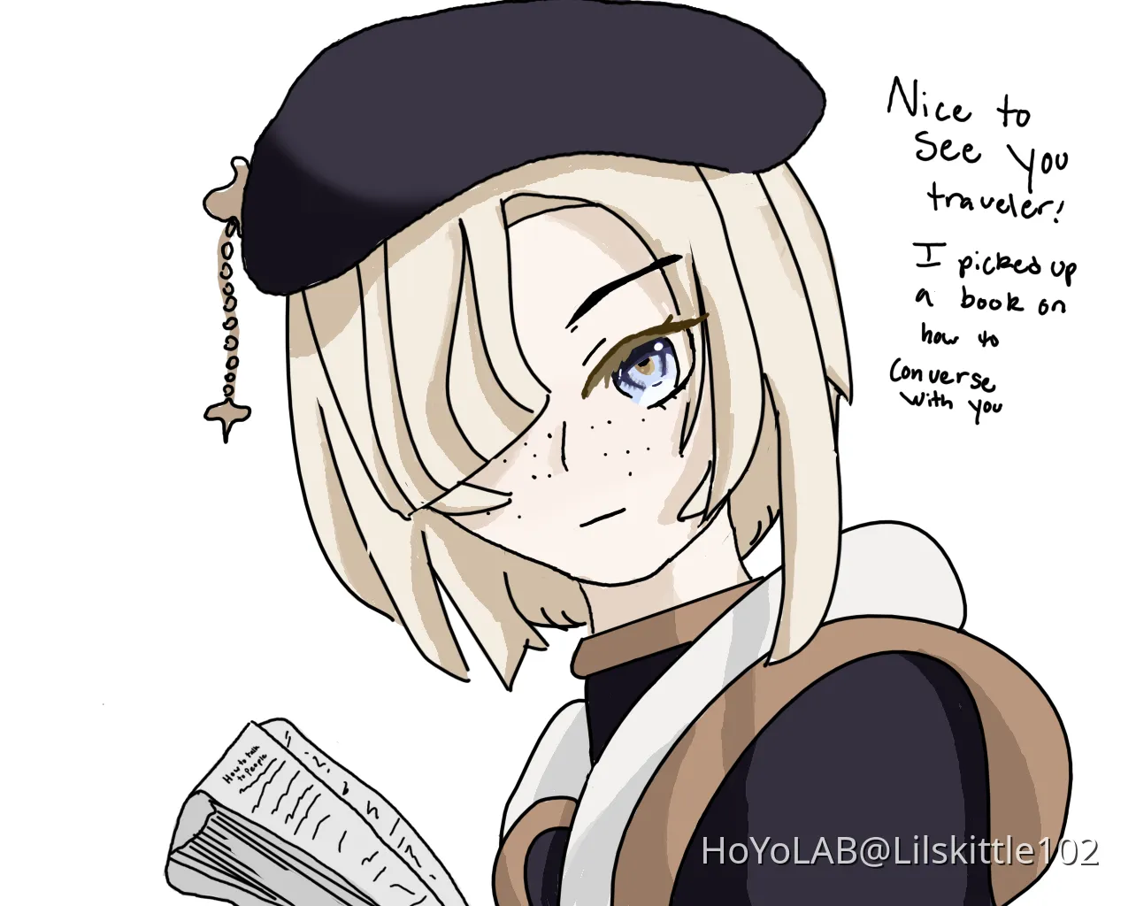 My Freminet drawing Genshin Impact | HoYoLAB