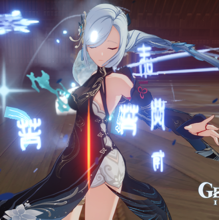 sharing shenhe everyday until I get 80 companionship day 3 Genshin ...