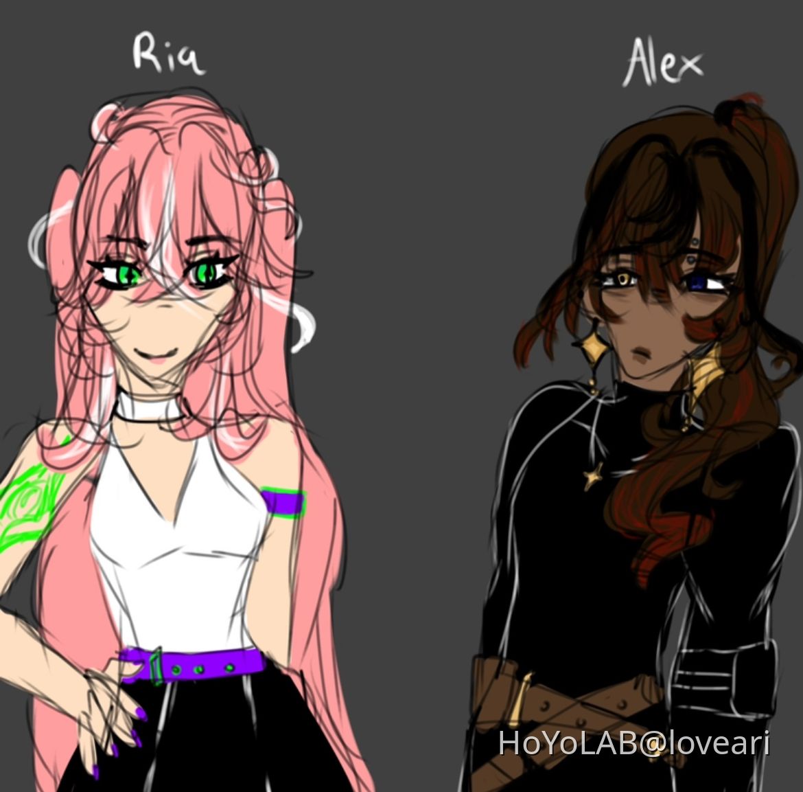 some random oc drawings | HoYoLAB