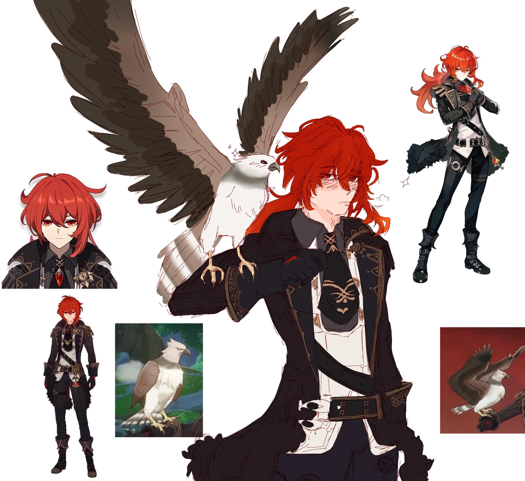 Diluc WIP progress Genshin Impact | HoYoLAB