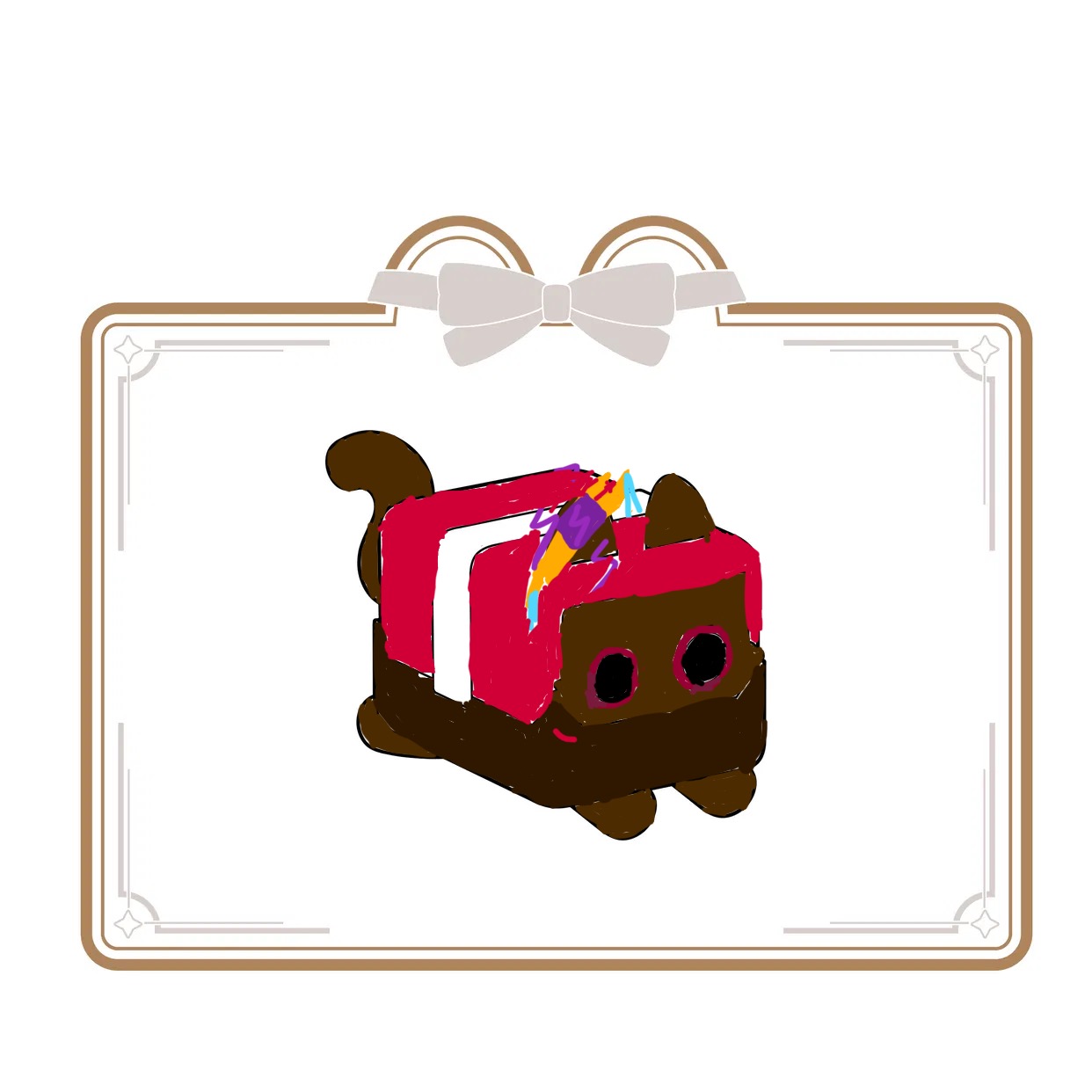 Poorly drawn Beidou Cat Genshin Impact | HoYoLAB