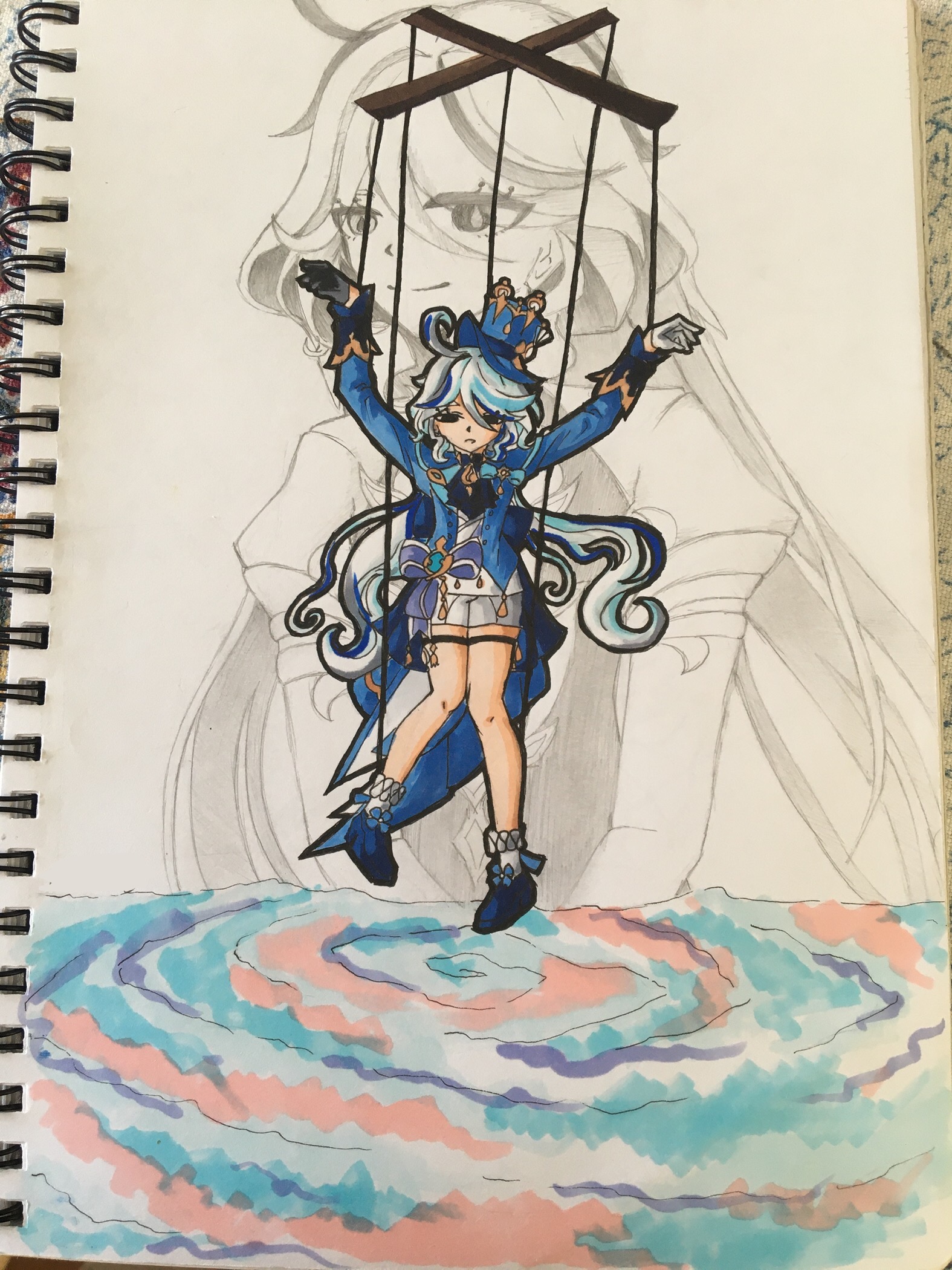 Furina / Focalors drawing Genshin Impact | HoYoLAB